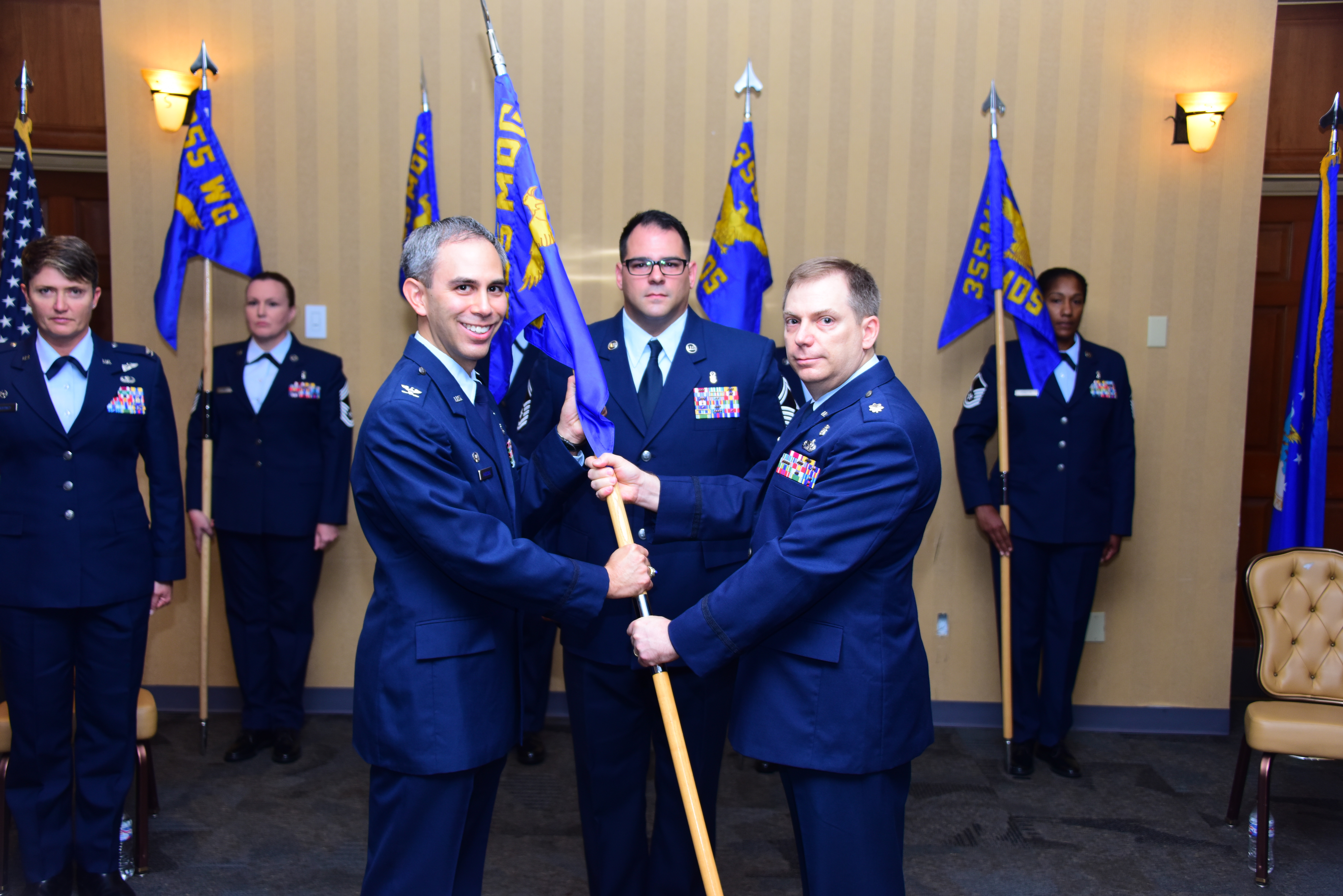 355 MDG conducts reorganization ceremony > Air Force Medical Service ...