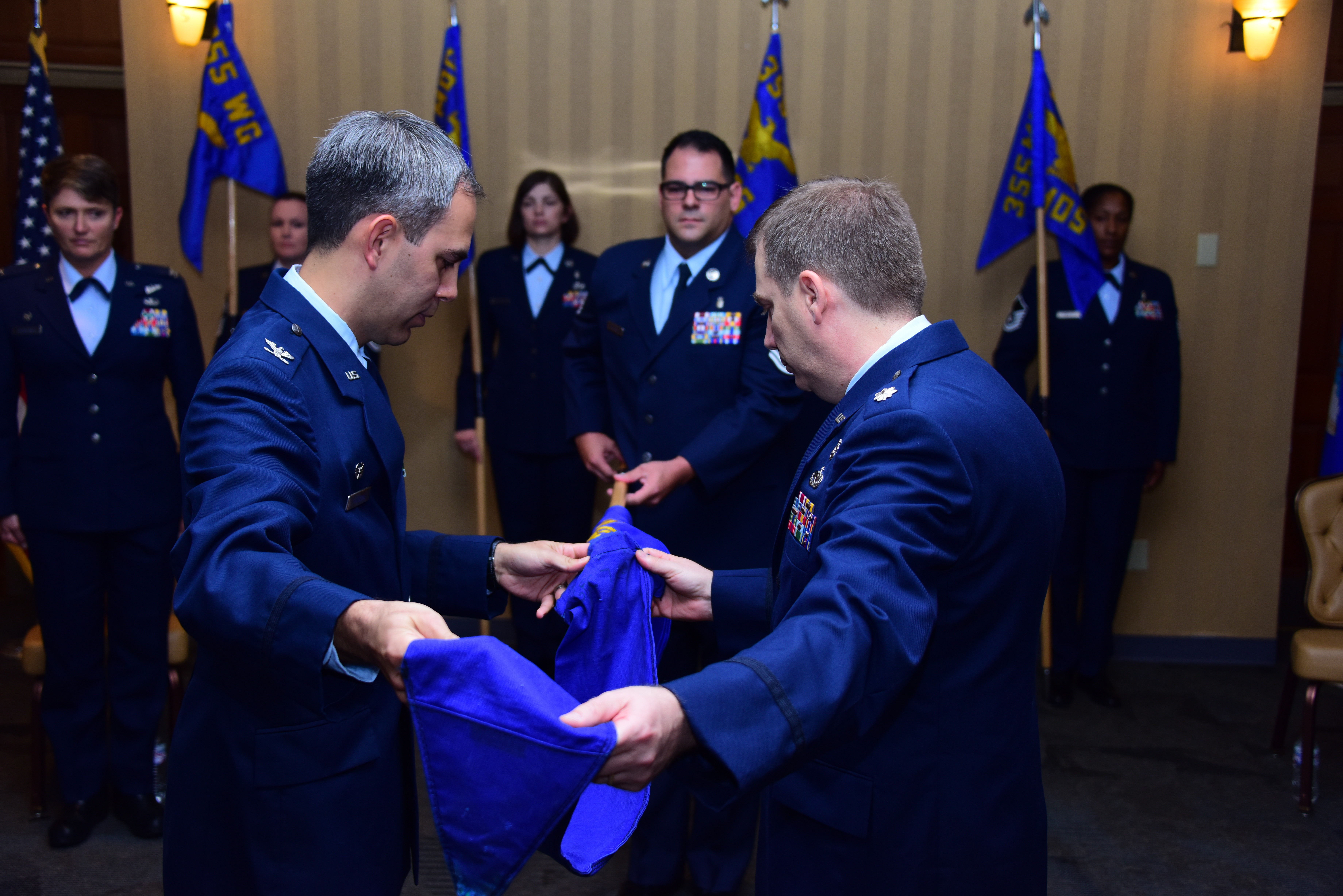 355 MDG conducts reorganization ceremony > Air Force Medical Service ...