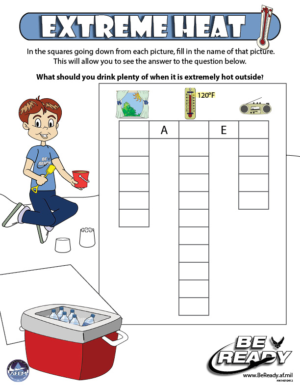 Activity Sheet on Extreme Heat