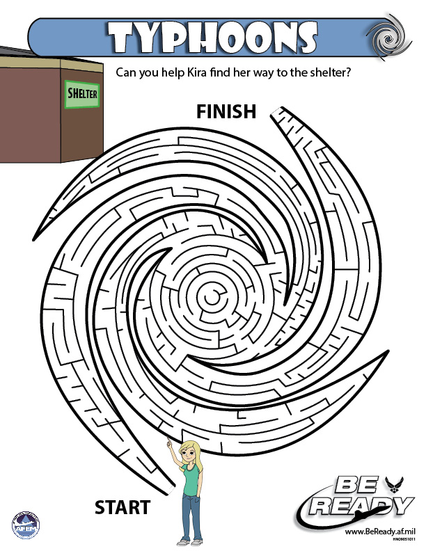 Activity Sheet on Typhoons