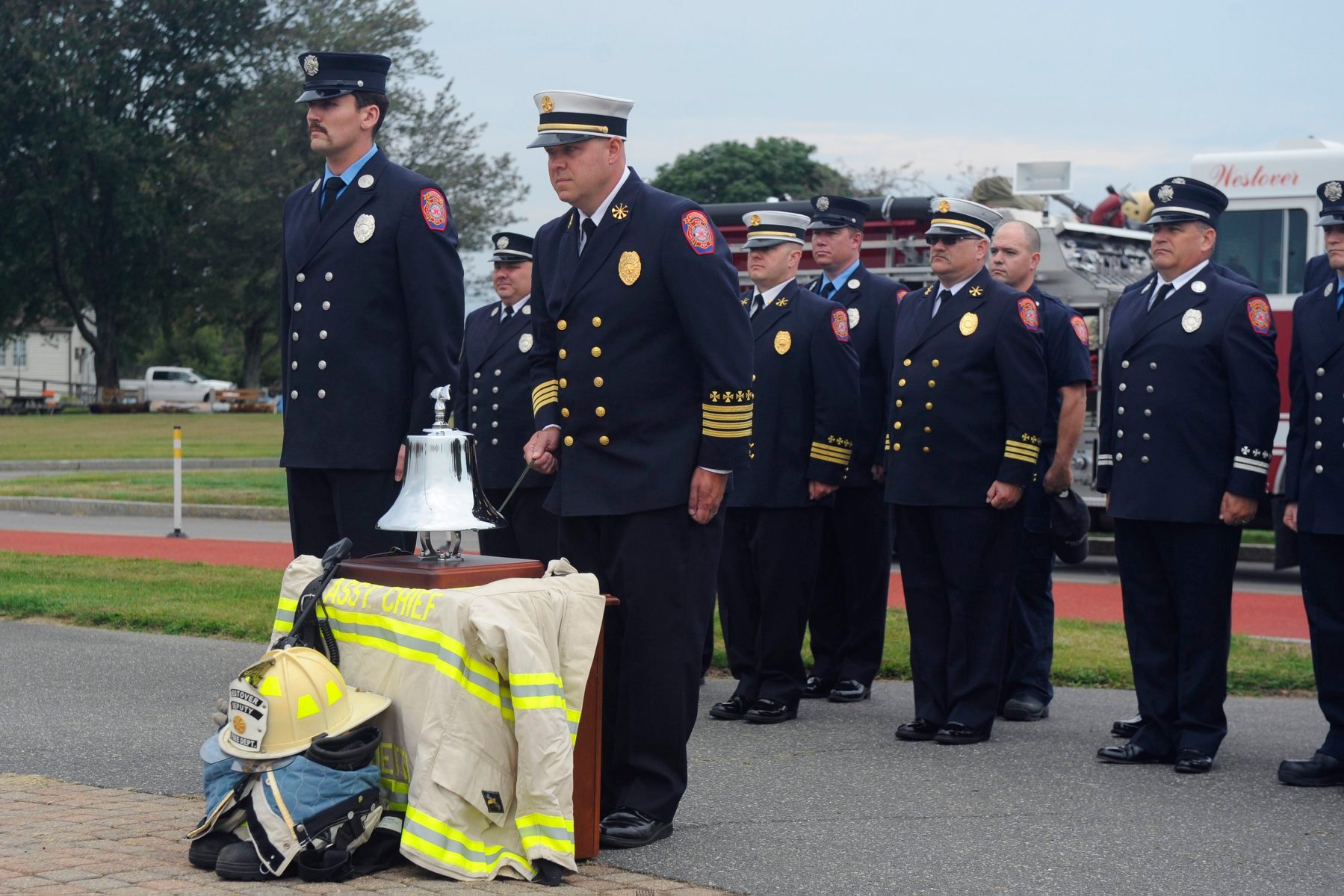 Westover Fire Department conducts 911 ceremony > Westover Air Reserve ...