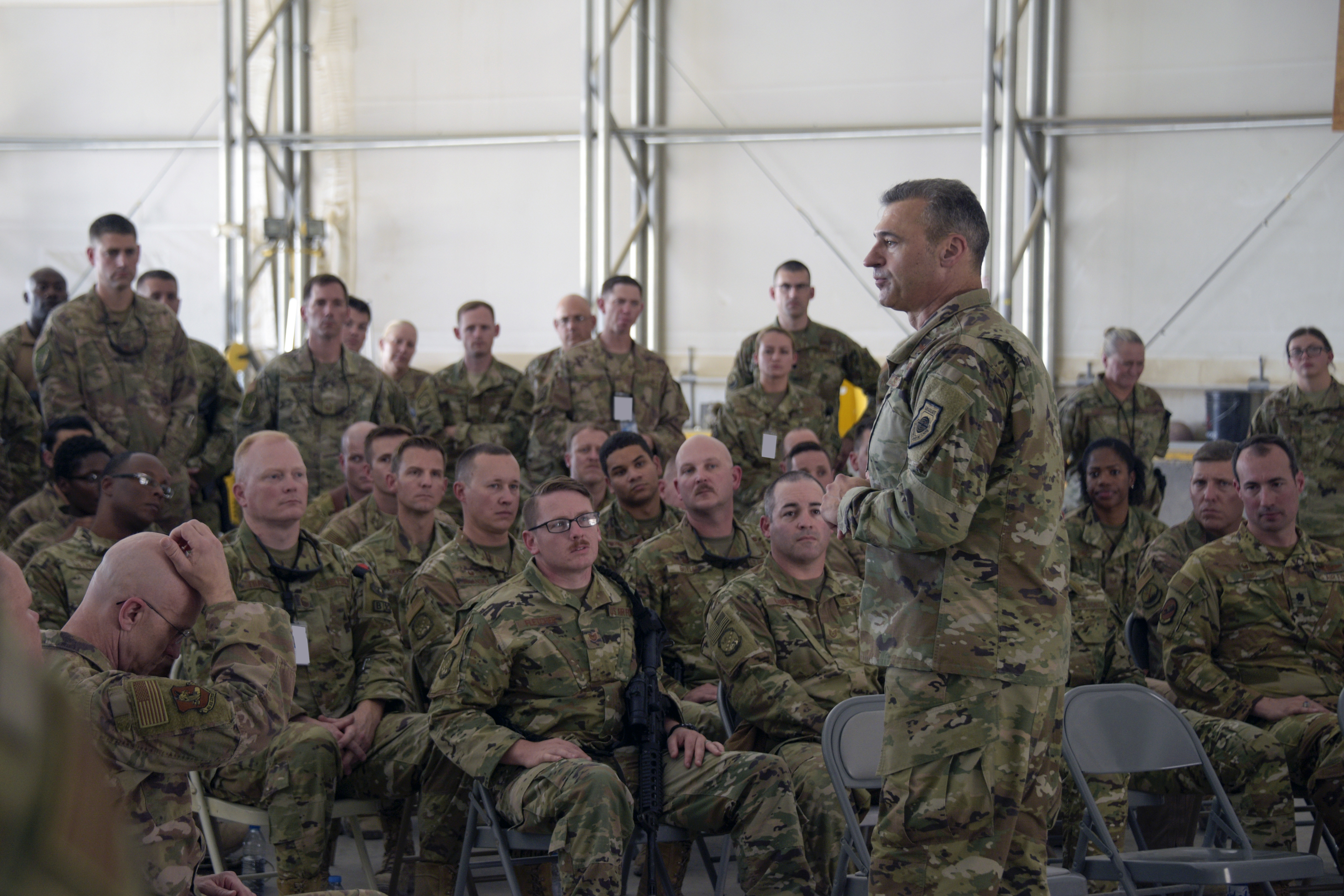 Commander, Command Chief tell forward-deployed Airmen they are vital to ...