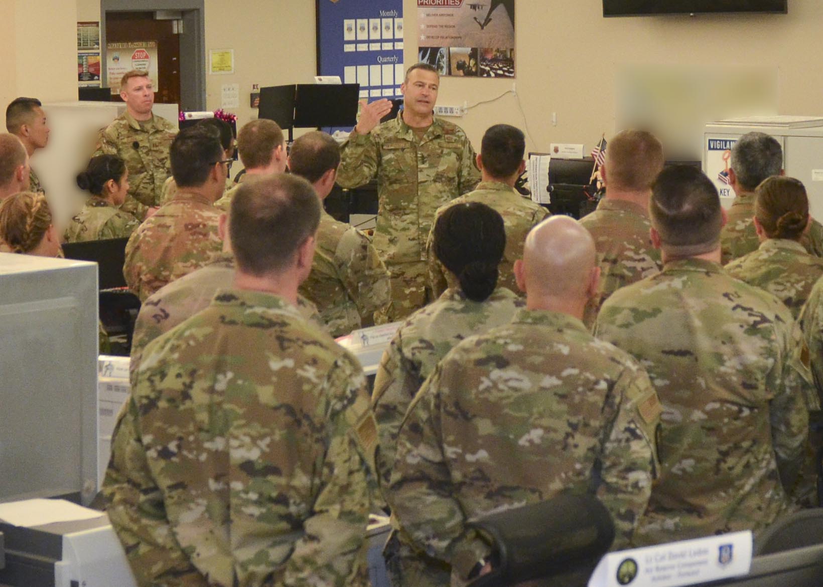 Commander, Command Chief tell forward-deployed Airmen they are vital to ...