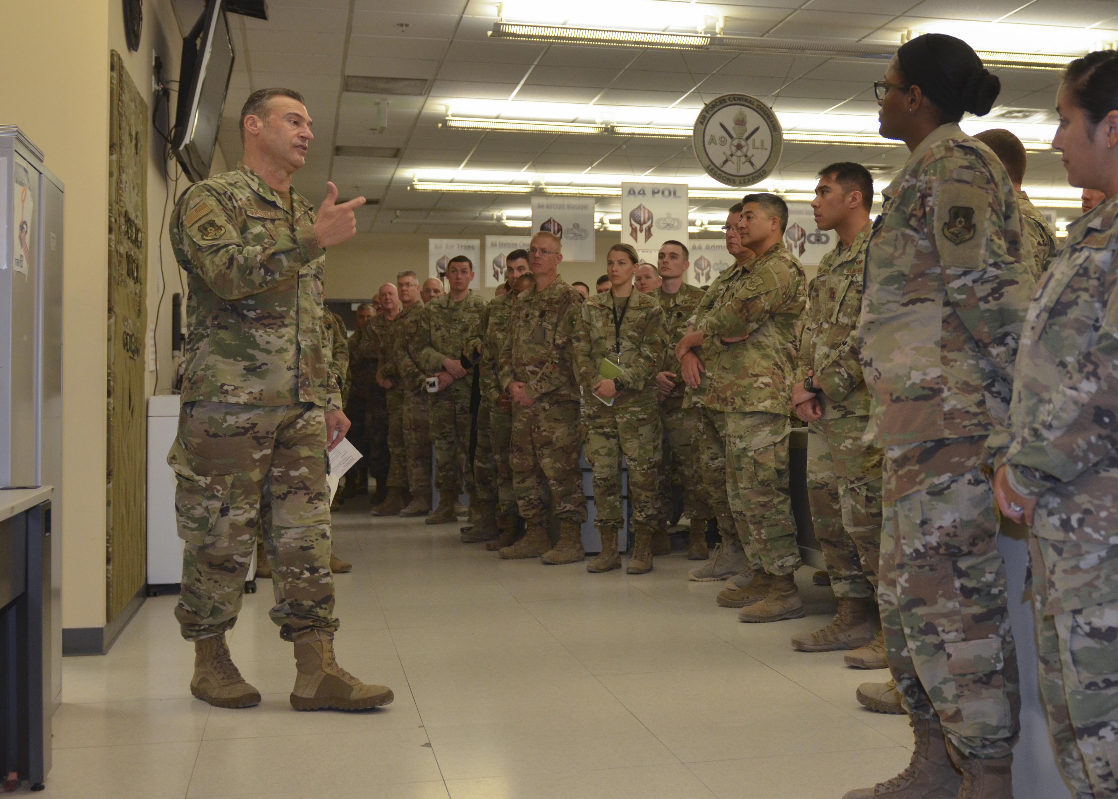 Commander, Command Chief tell forward-deployed Airmen they are vital to ...