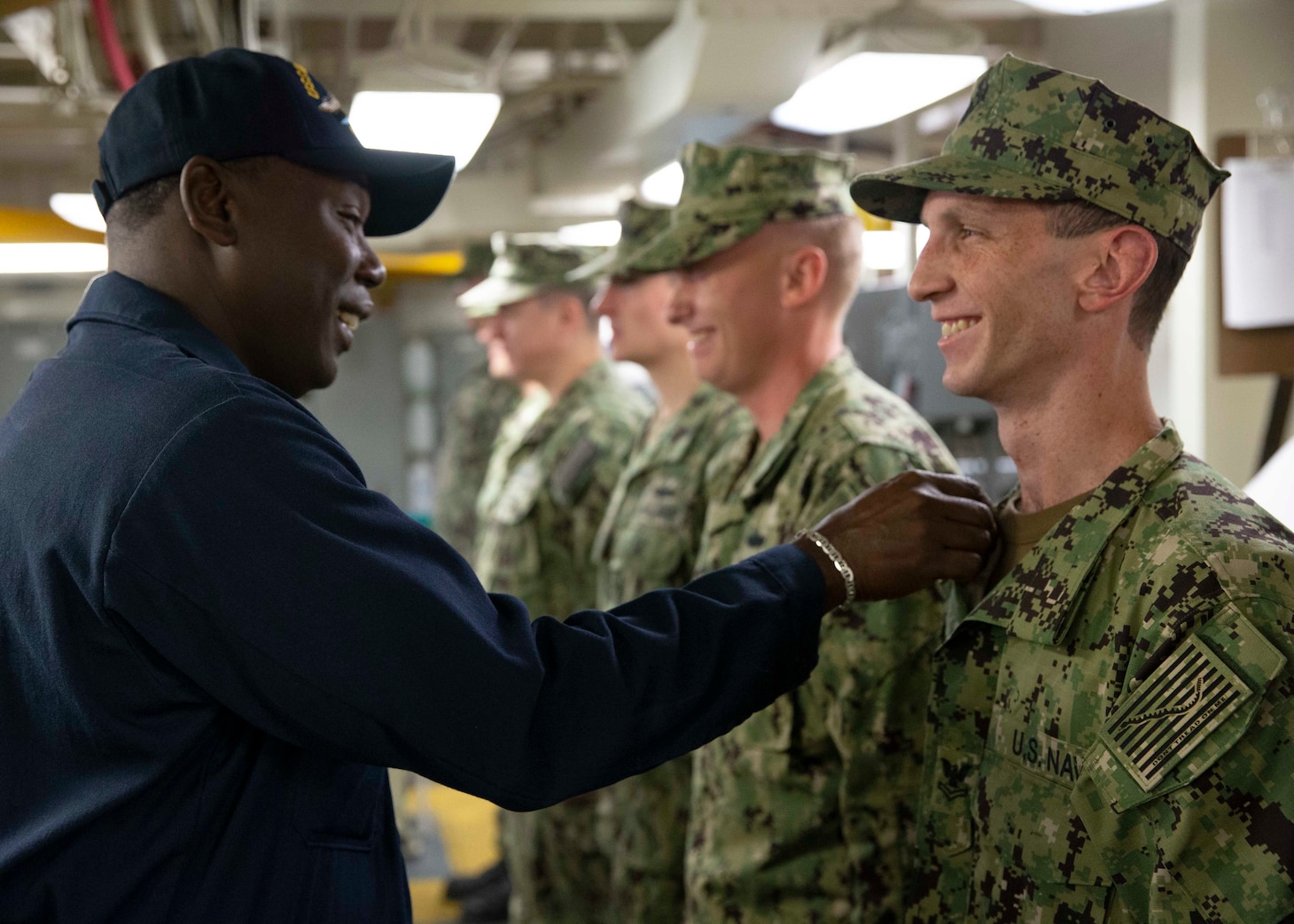 Sept. 30 Is Last Day for Blue Working Uniform, Rank-Insignia Cover ...