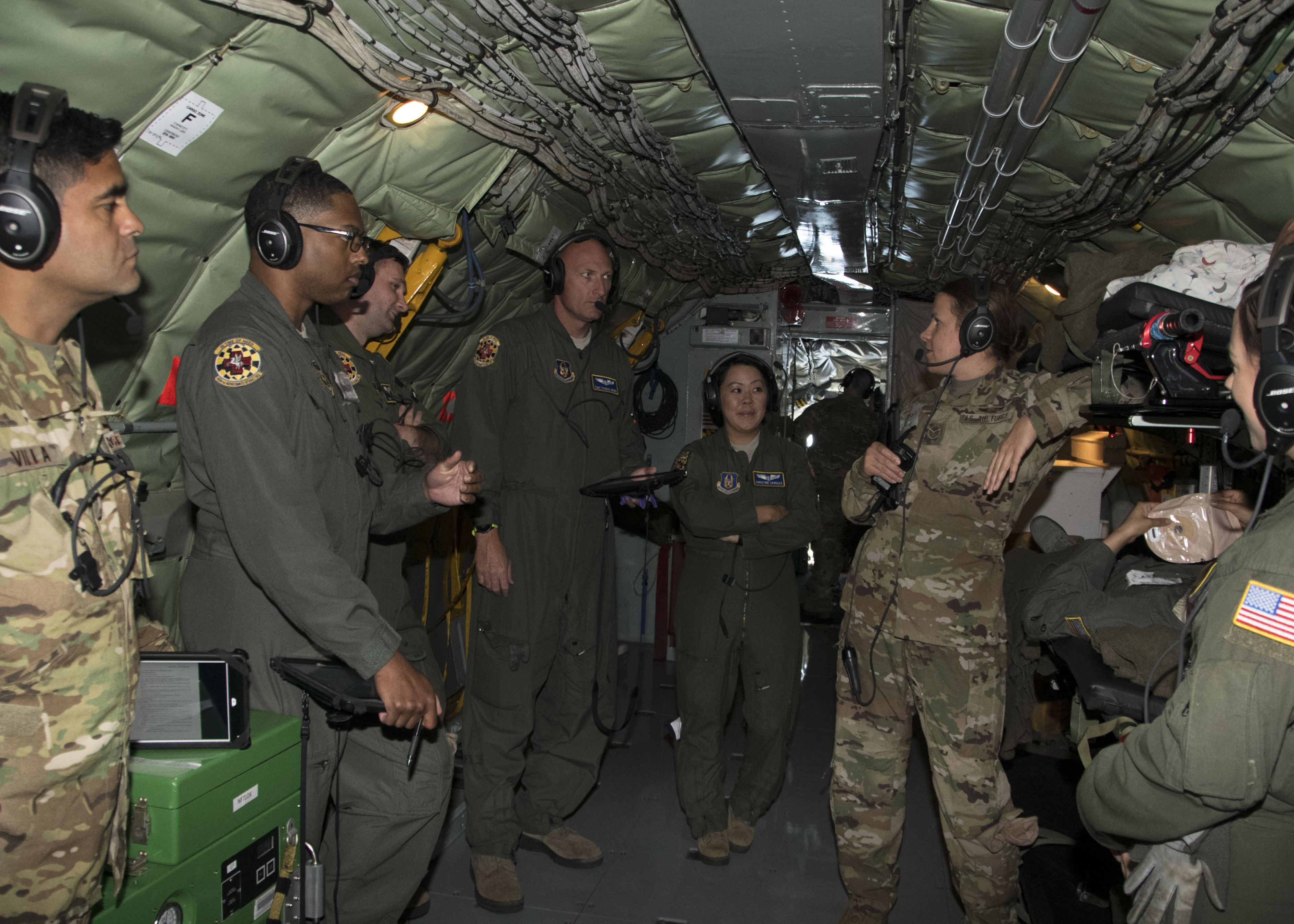 459 AES conducts off station trainer on KC-135