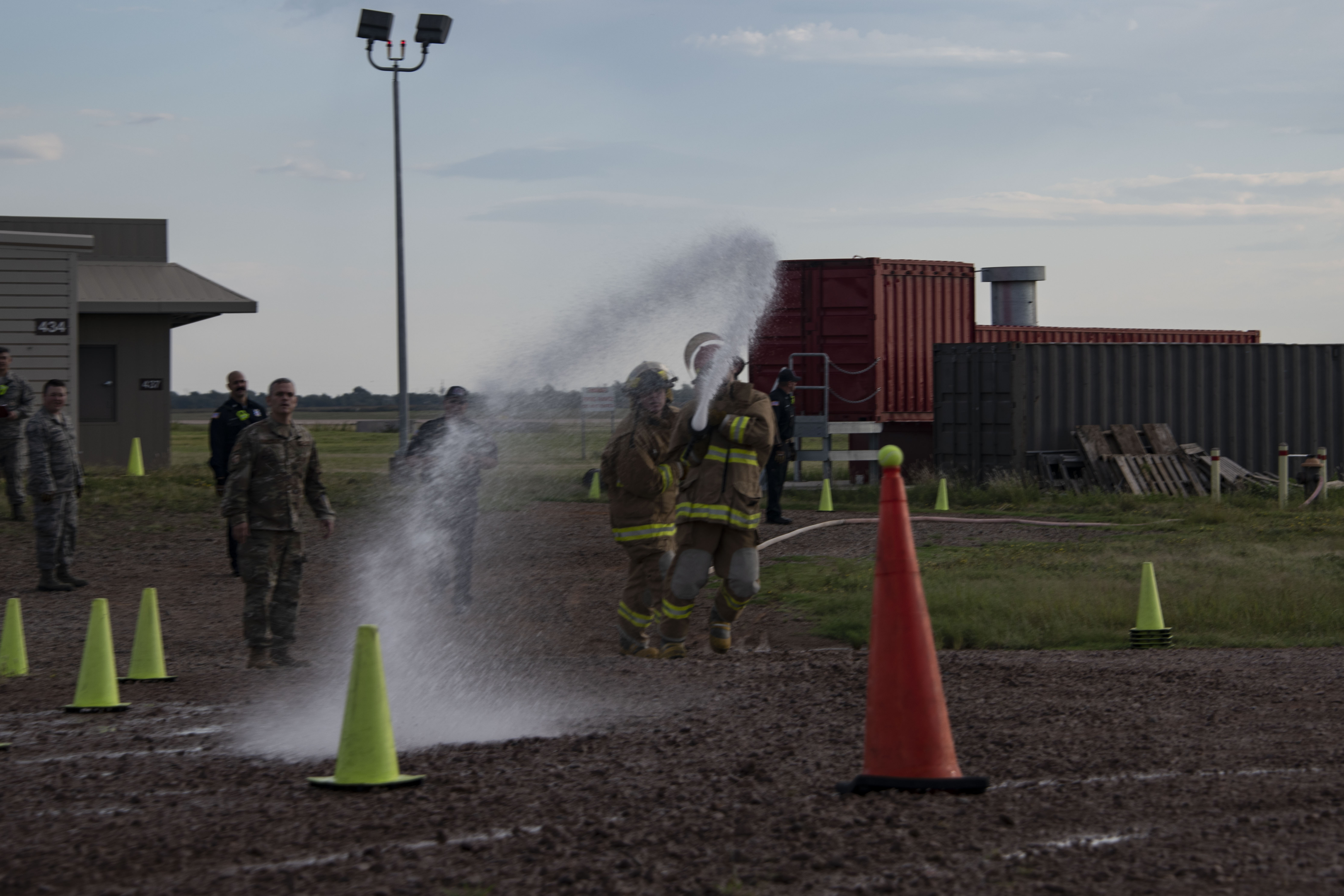 Commanders, 1st Sgt. Compete in firefighter challenge > Altus Air Force ...