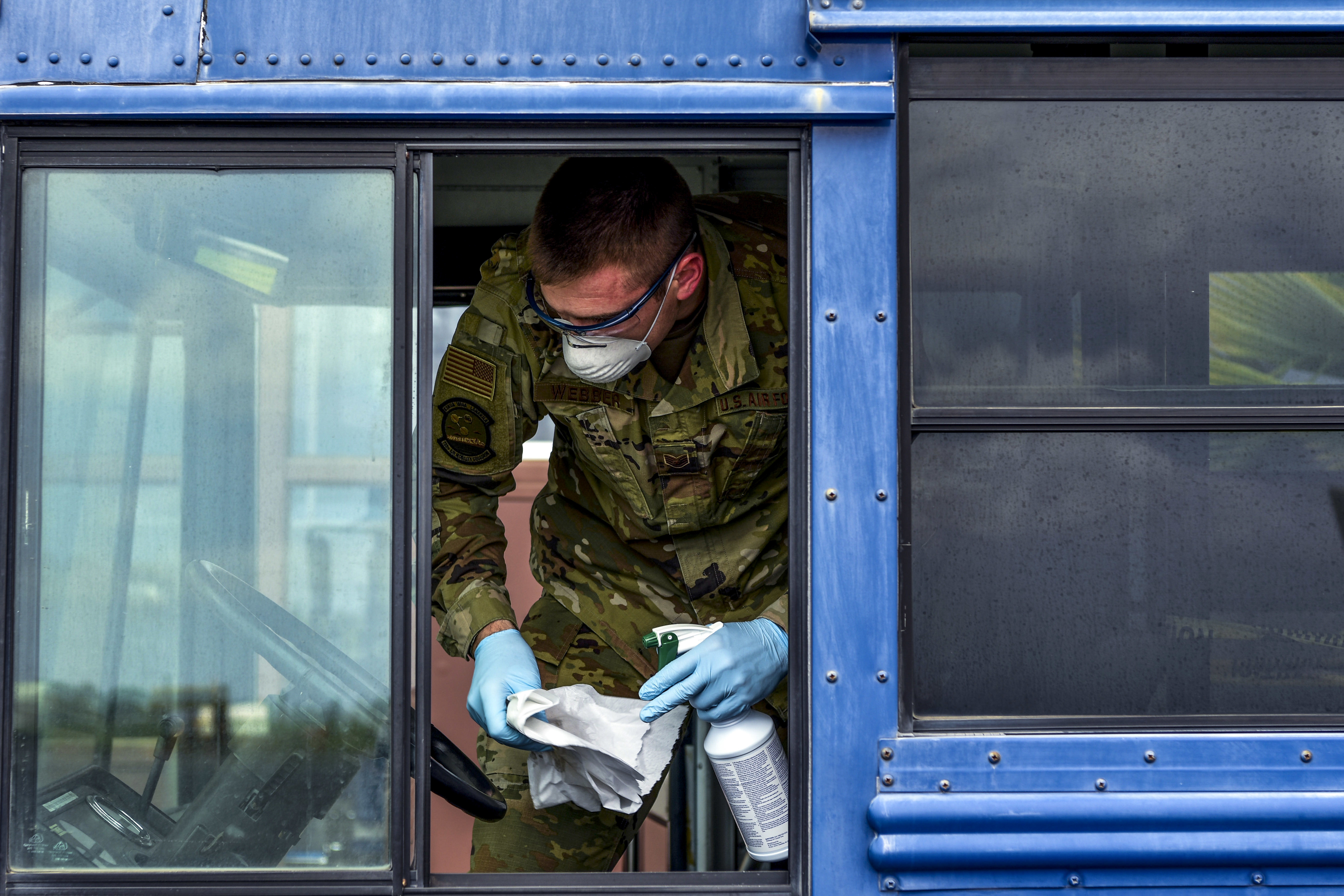 Bus Cleaning | U.S. Department of War