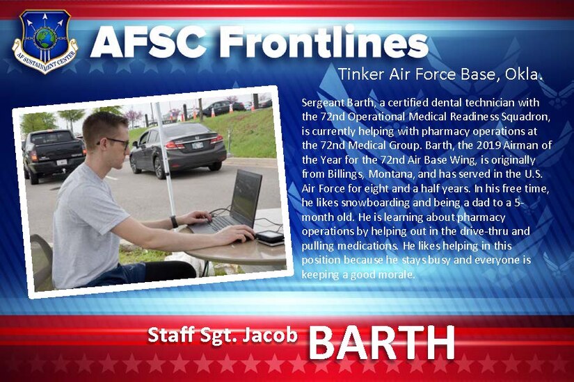 AFSC Spotlight: Meet Staff Sgt. Jacob Barth > Tinker Air Force Base ...