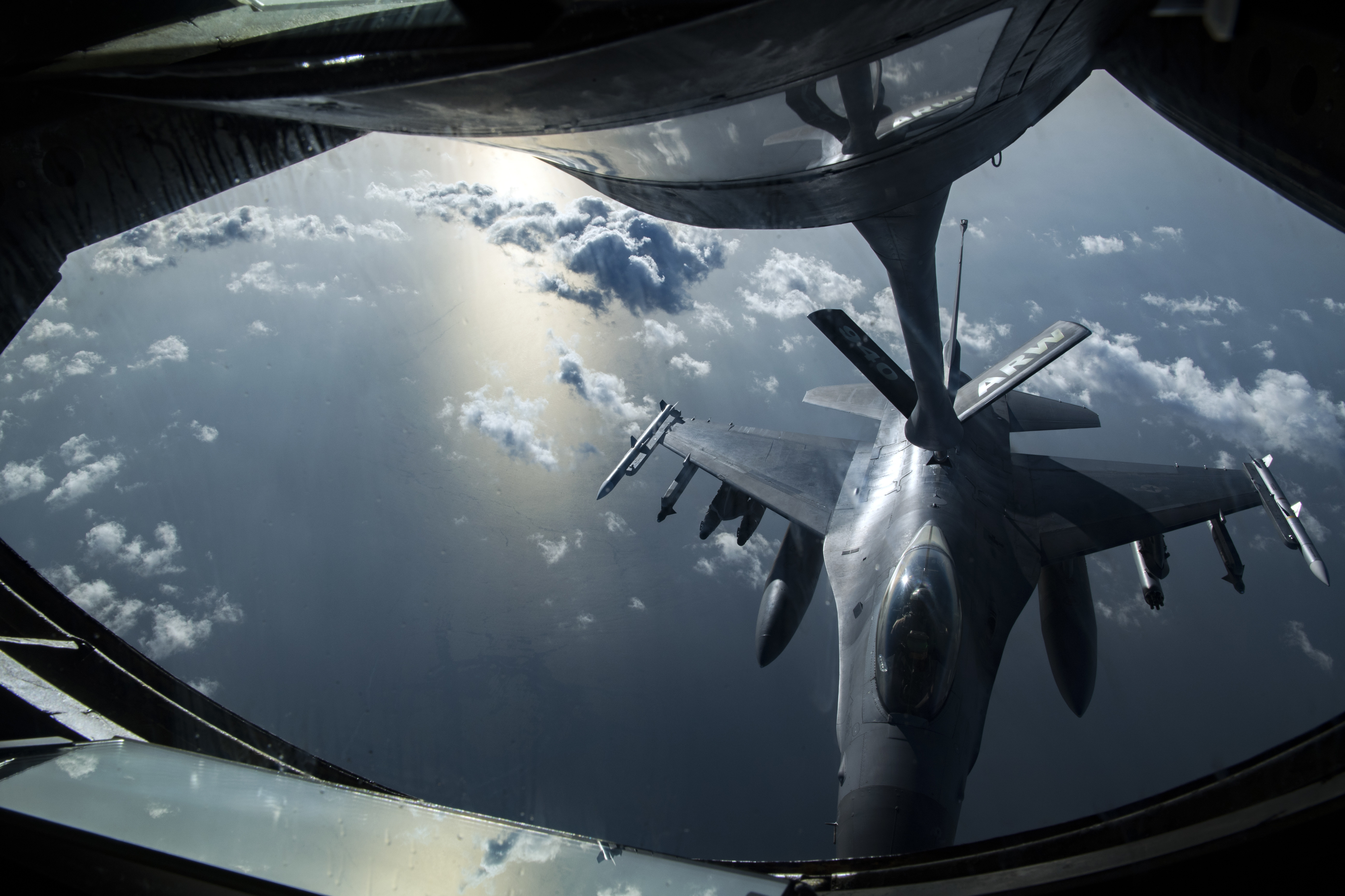 28th EARS refuels F-16s over Iraq