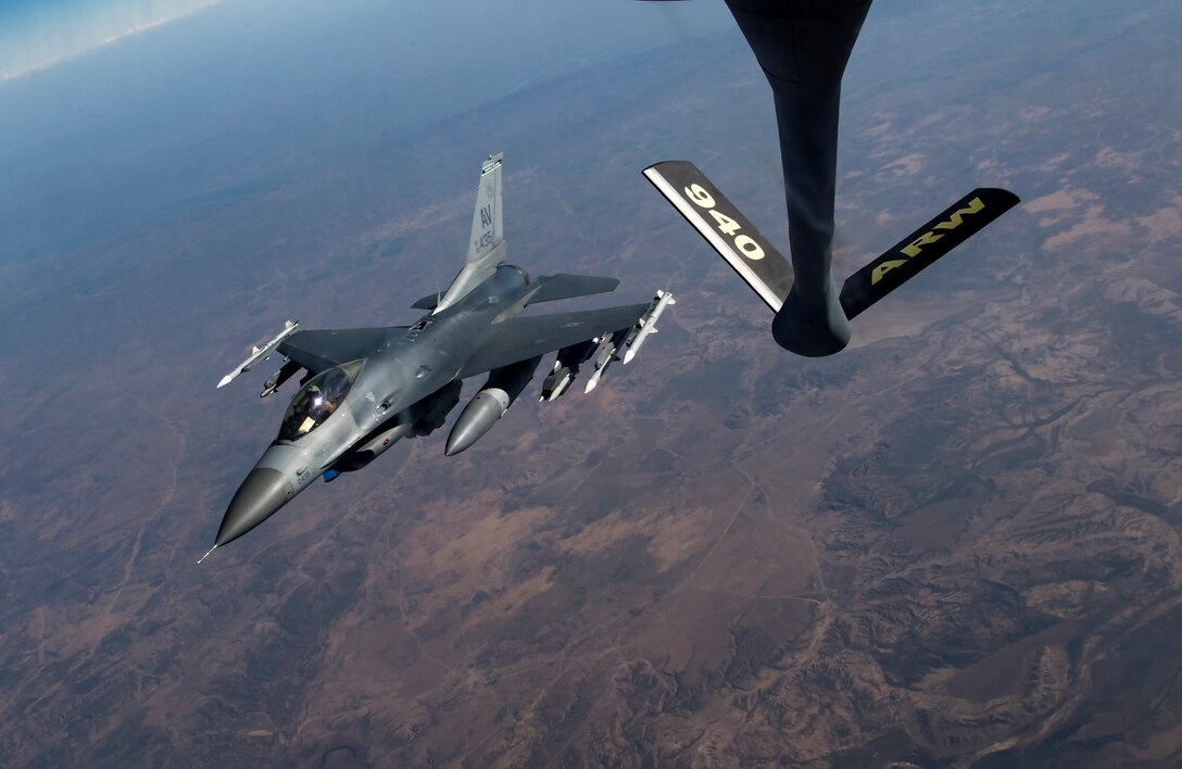 28th EARS refuels F-16s over Iraq