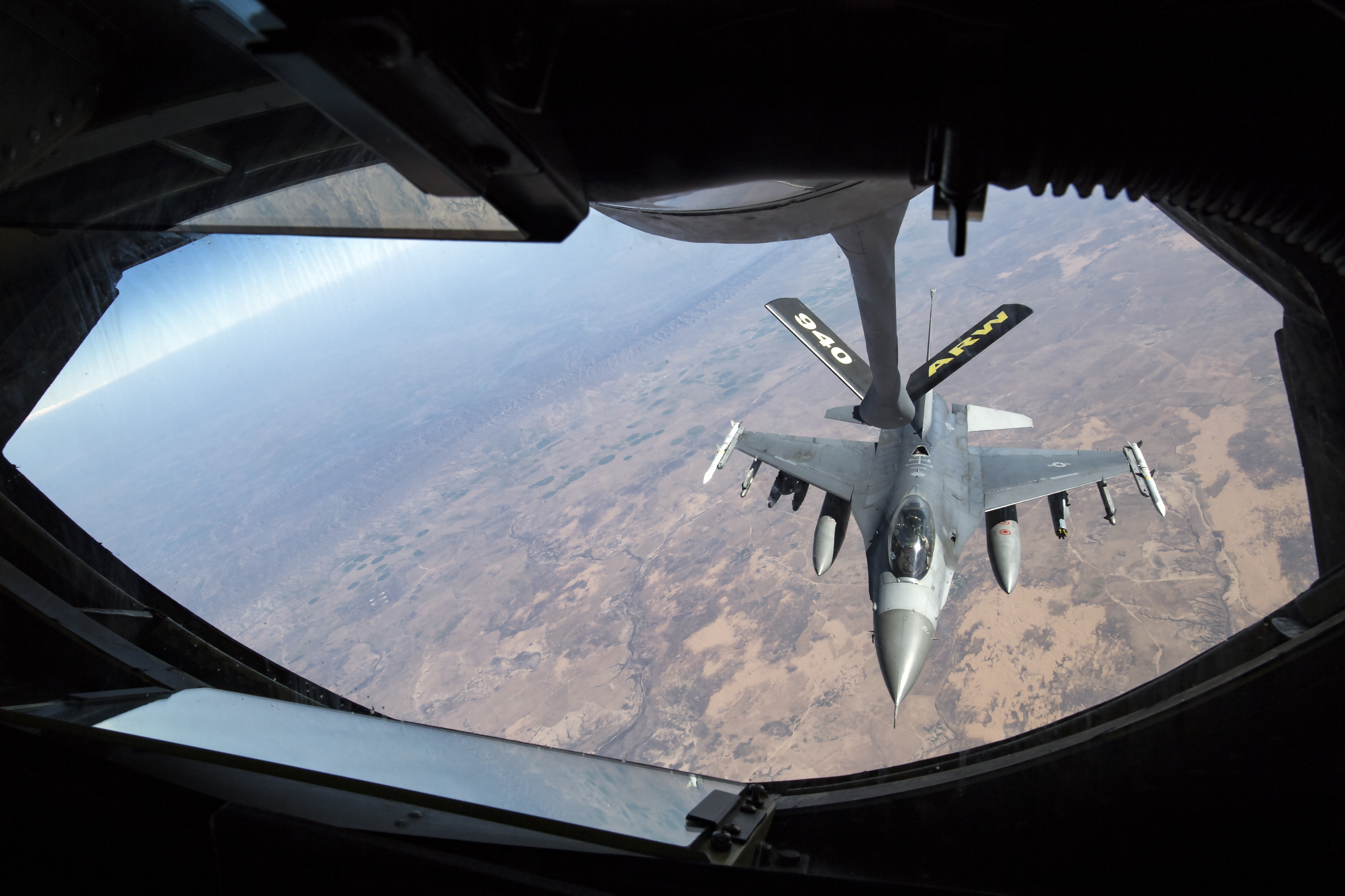 28th EARS refuels F-16s over Iraq