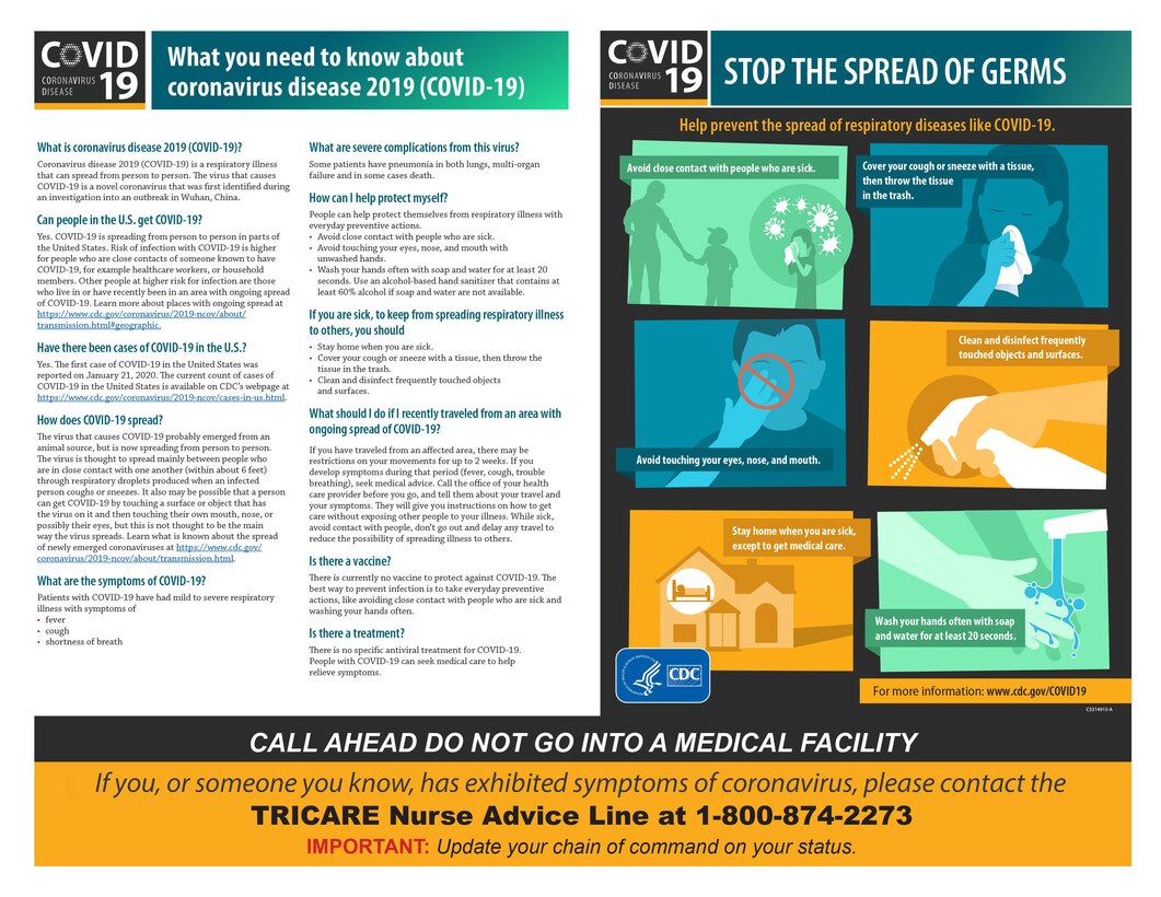 CDC COVID-19 Infographic