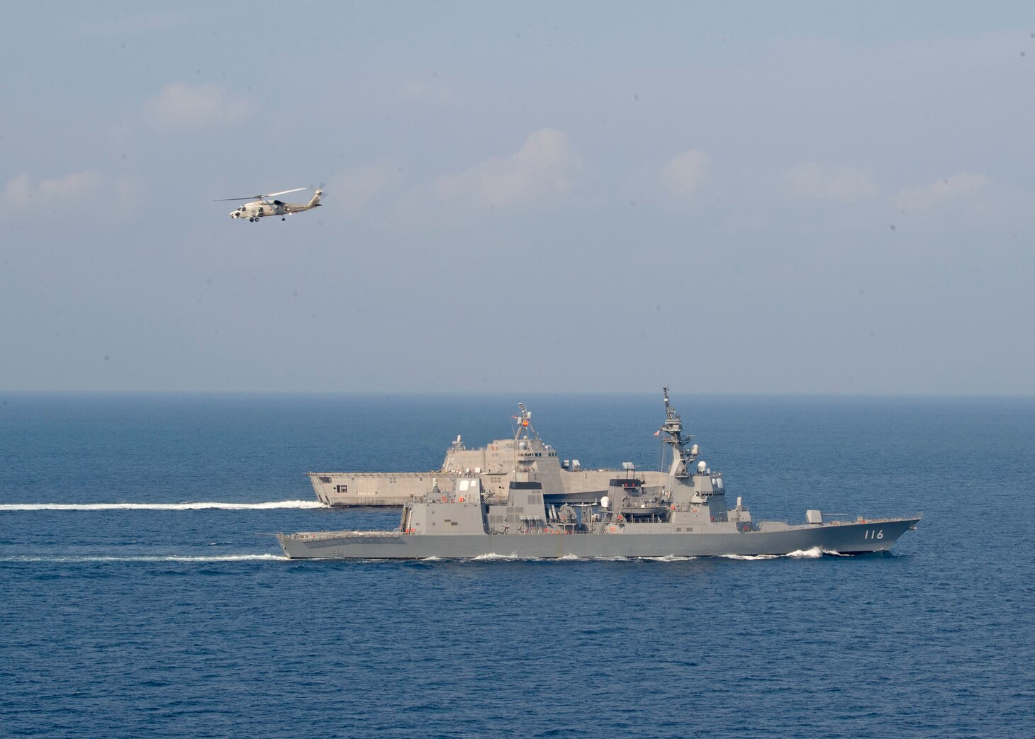 U.S Navy, Japan Maritime Self-Defense Force Operate Together in Andaman ...