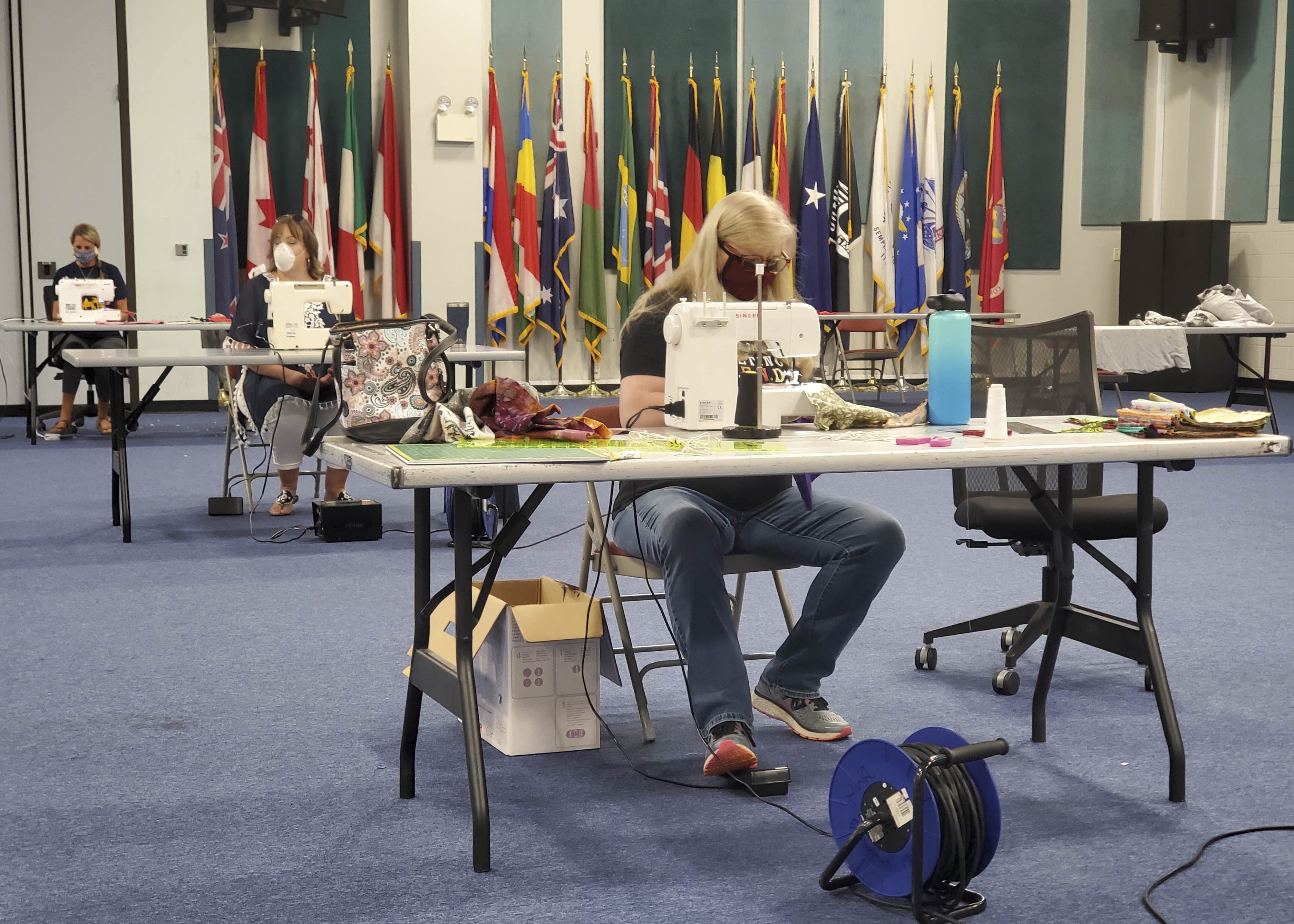 Overseas Navy Personnel Fight COVID-19 One Stitch at a Time > United ...