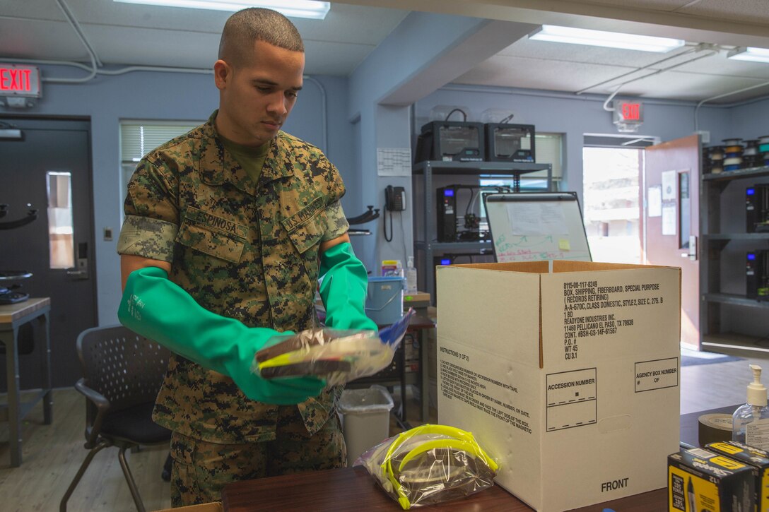 2nd MLG MakerSpace Supports COVID-19 Response with 3-D Printing