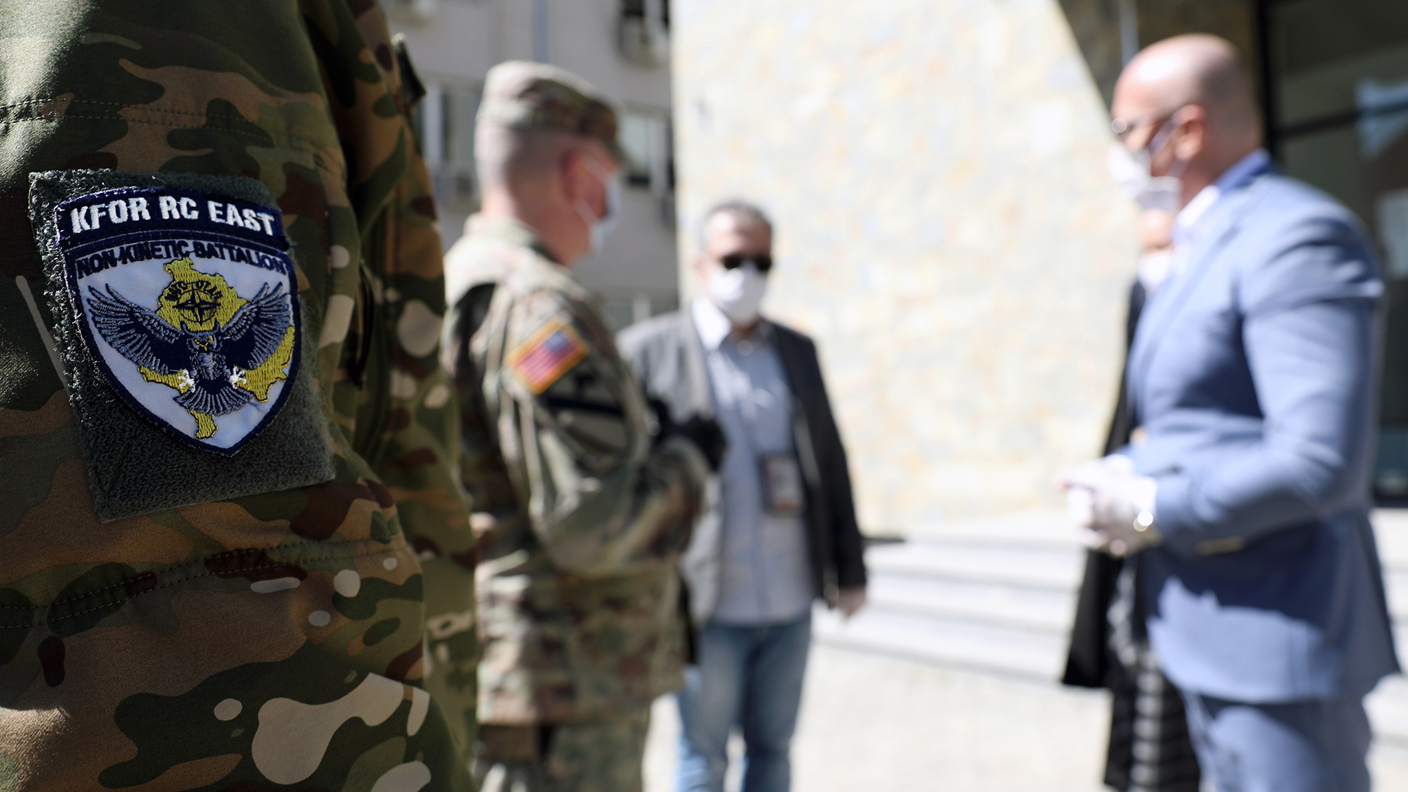 KFOR RC-E commander delivers PPE to North and South Mitrovica amid ...