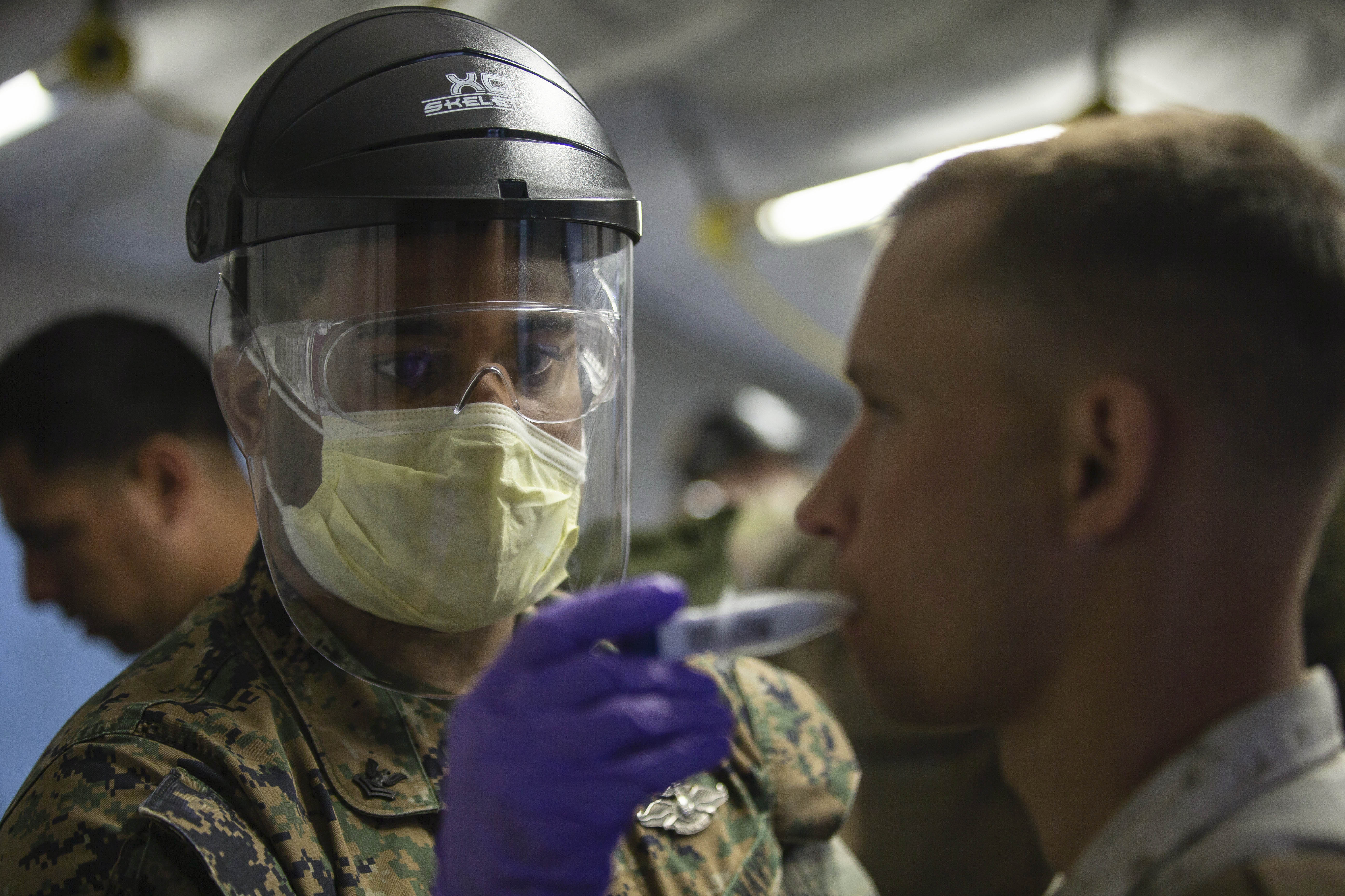 DOD starts tiered COVID-19 testing process to ensure safety > Joint ...