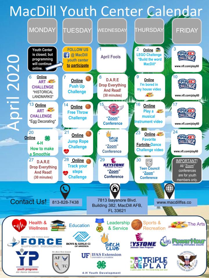 MacDill Youth Center staying connected during social distancing > 927th ...