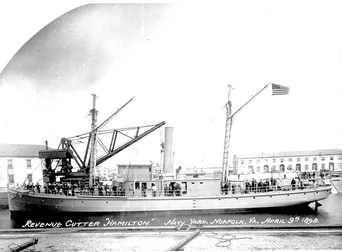 Hamilton, 1898 from the side