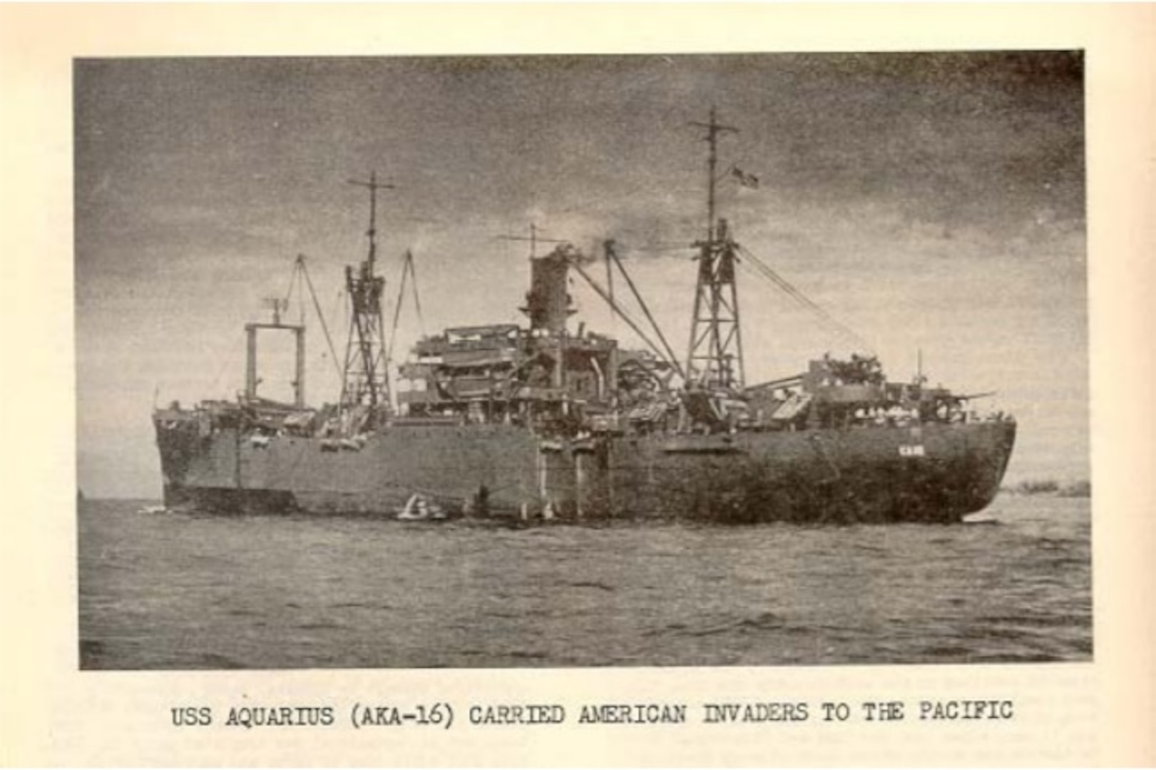 USS Aquarius, 1943 (AKA-16) > United States Coast Guard > All