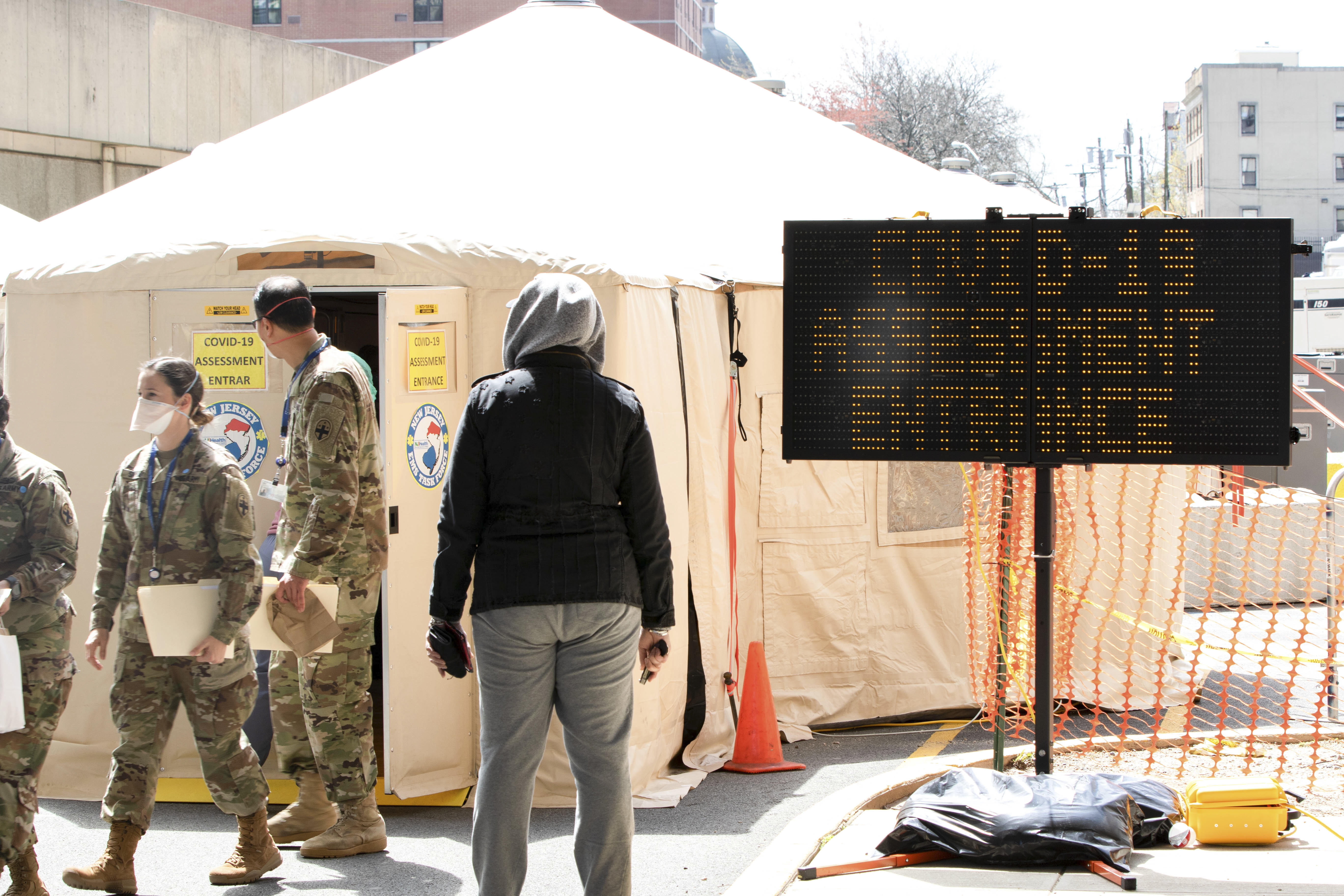 Medical task force welcomed at University Hospital in Newark for COVID ...