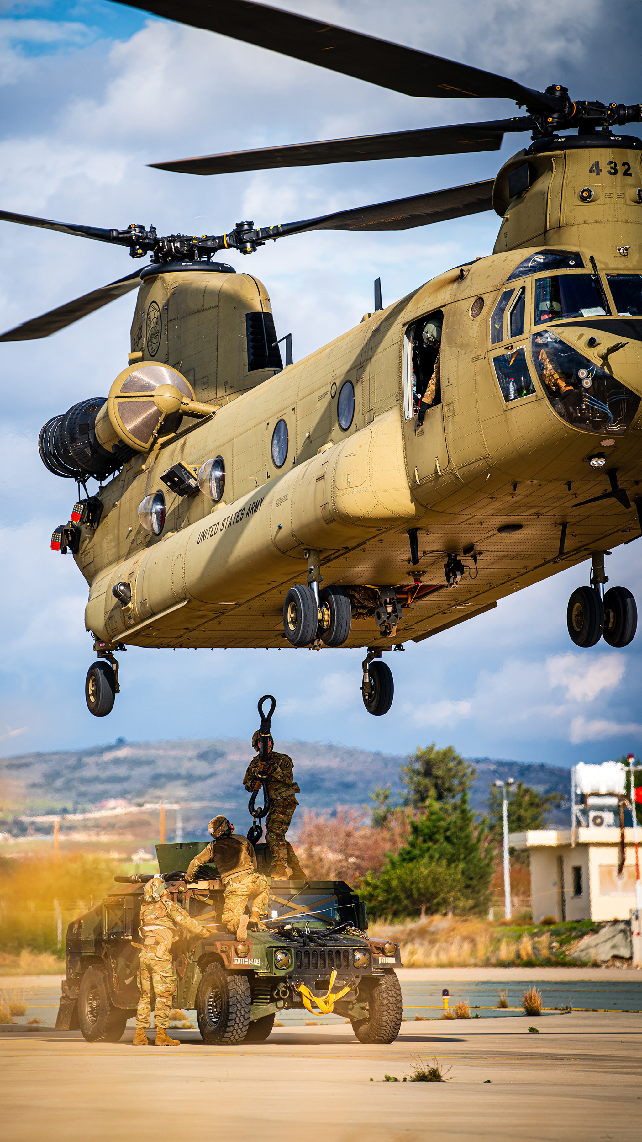 U.S. Army aviation brigade and paratroopers train on Cyprus