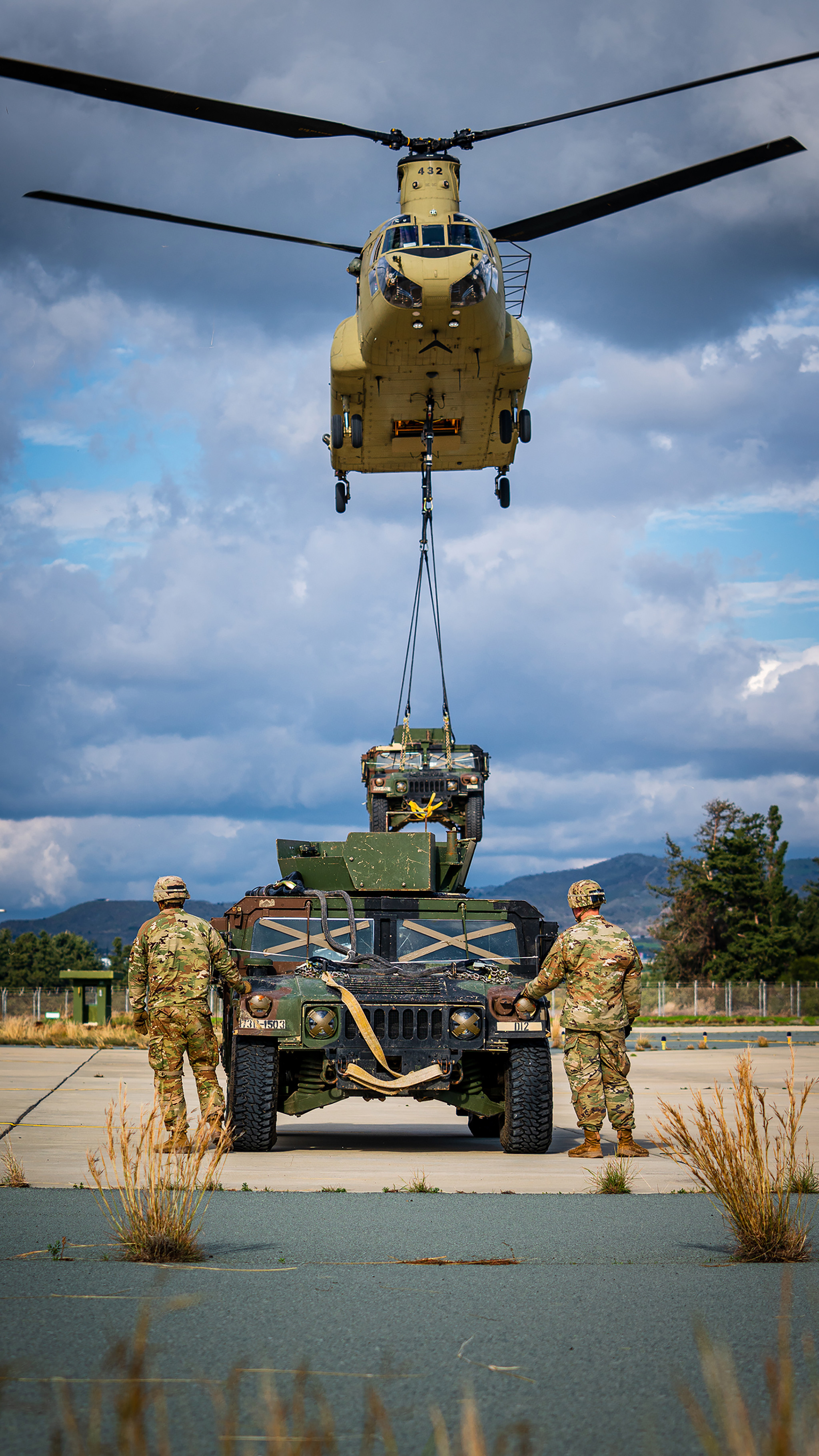 U.S. Army aviation brigade and paratroopers train on Cyprus