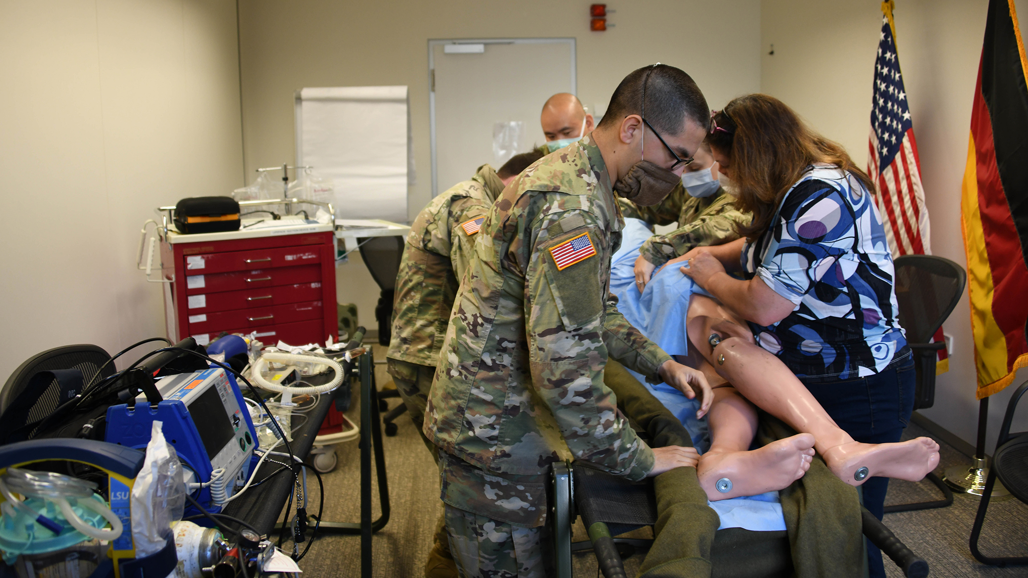 U.S. Army Garrison Ansbach Army Health Clinic COVID-19 Contingency Training