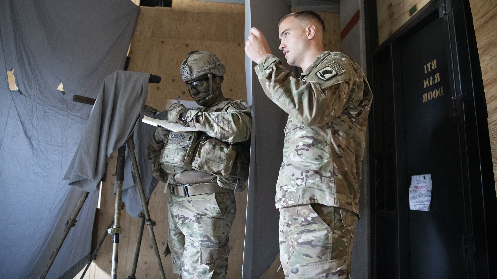 173rd Airborne Brigade surveillance training exercise