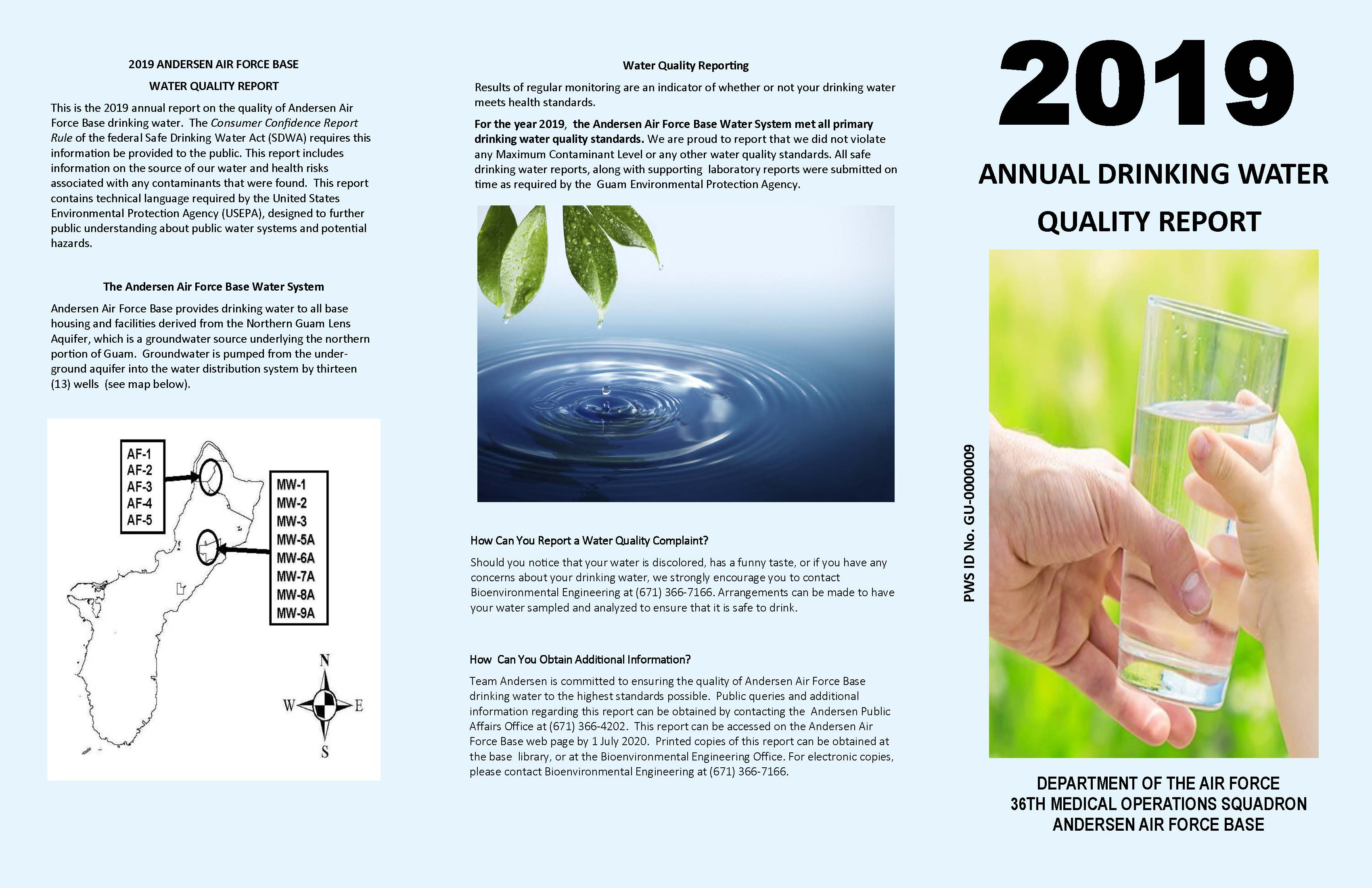 2019 Annual Drinking Water Quality Report > Andersen Air Force Base ...