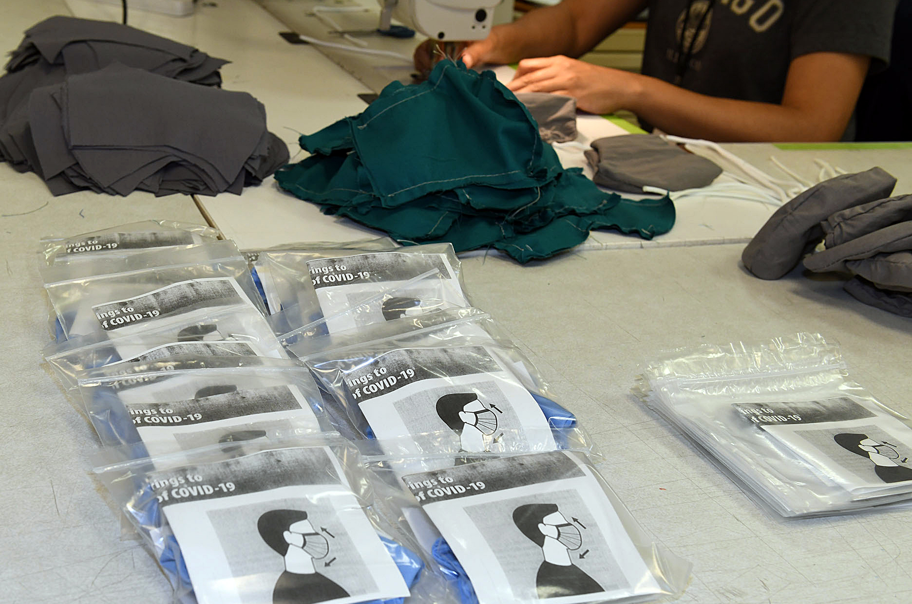 Keeping Team Robins Covered: Fabric Shop makes masks, maintains mission ...