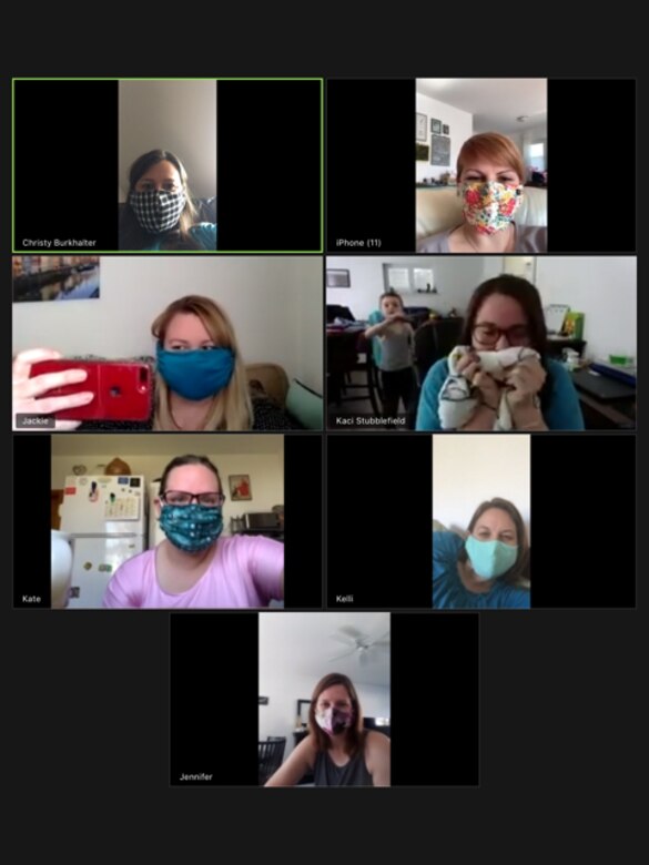 COVID-19 ops: 435 CRG Key Spouses help mask pandemic, protect force ...