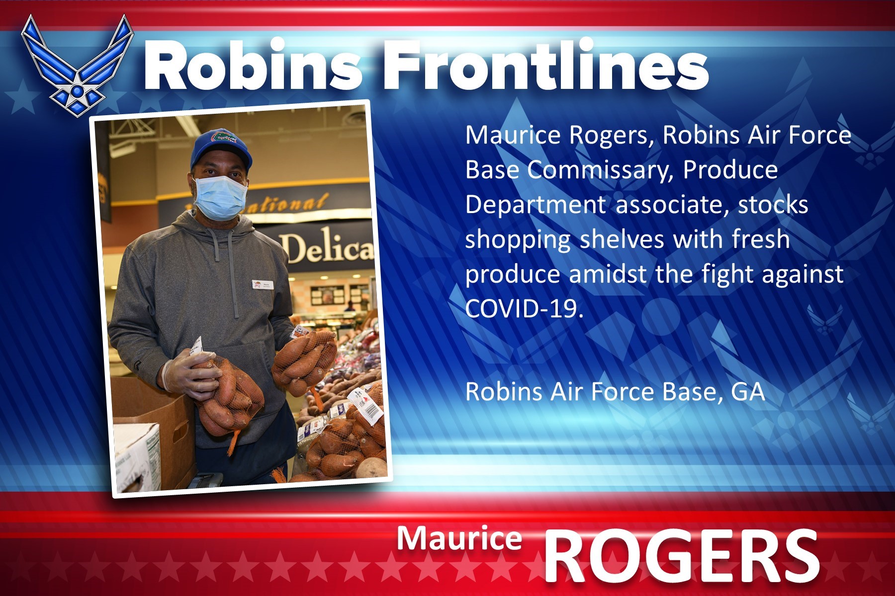 Robins Frontlines: Maurice Rogers > Robins Air Force Base > Article Display