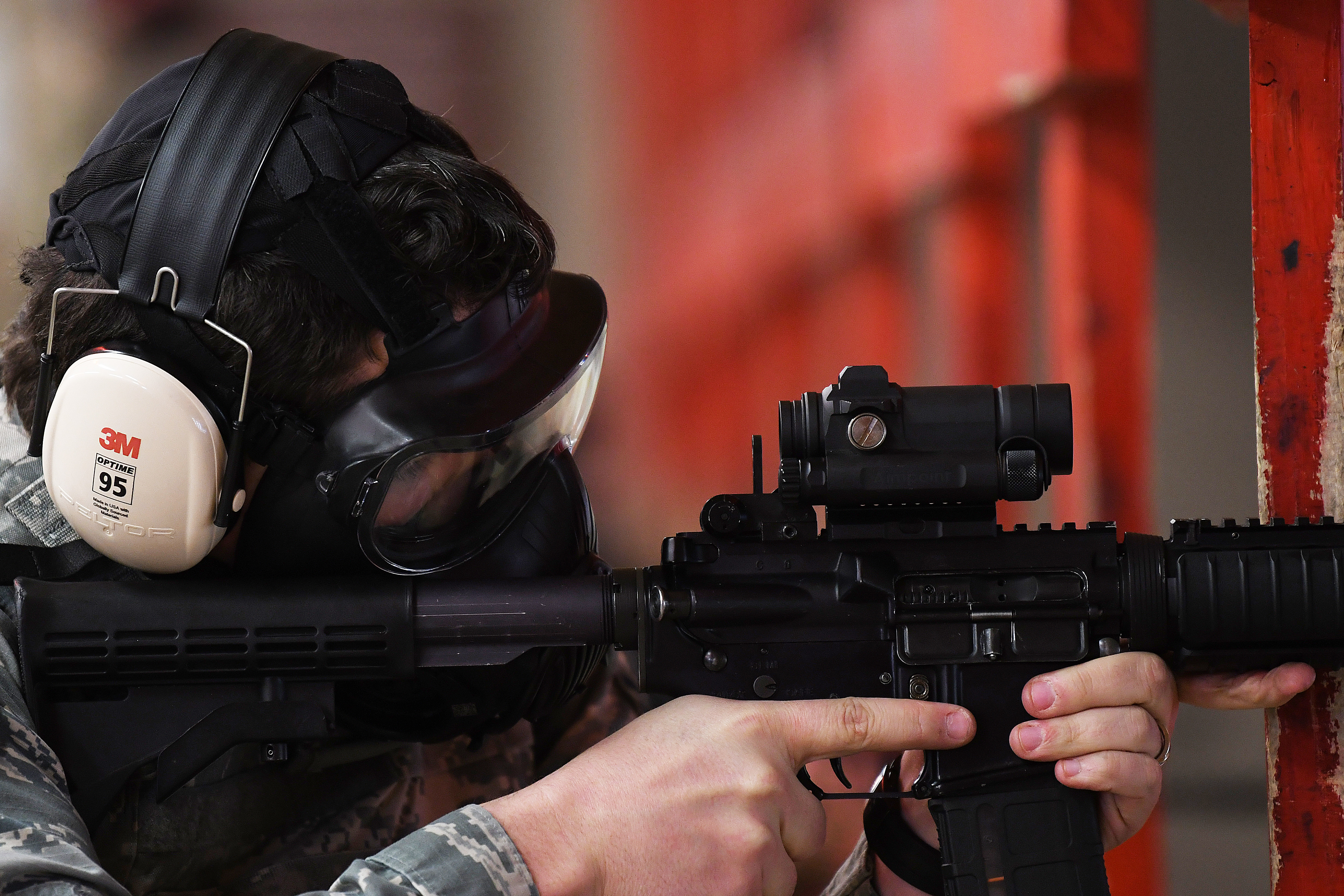 Security Forces augmentees support base defense > Royal Air Force ...