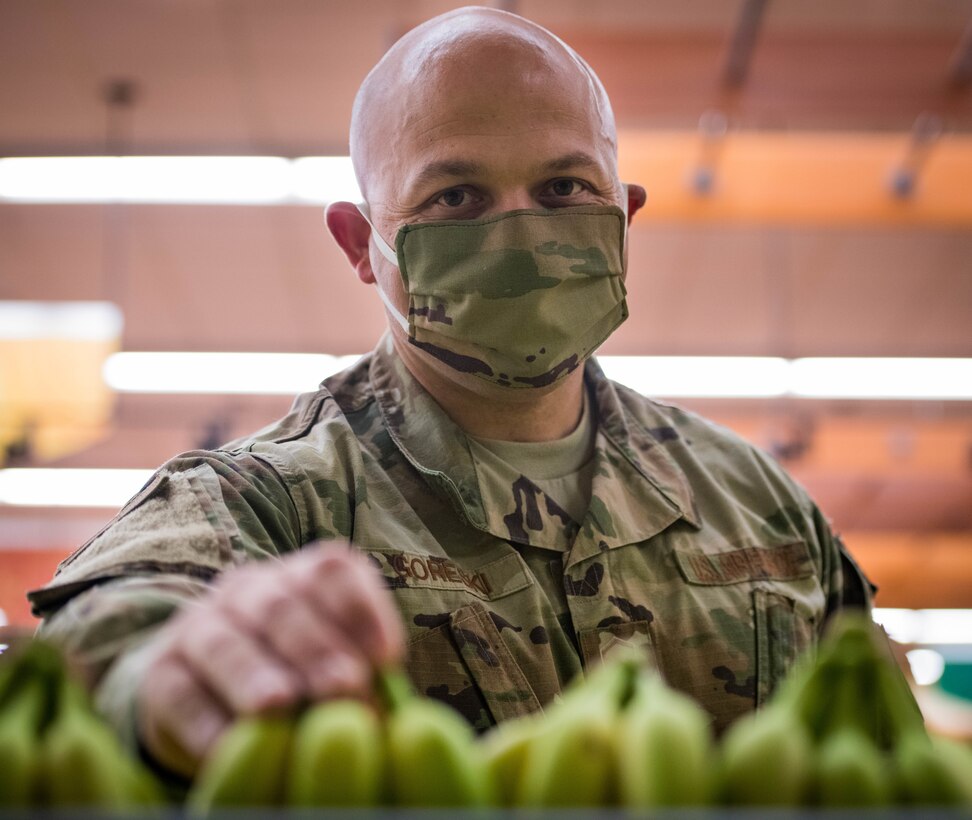 Face masks of Luke AFB