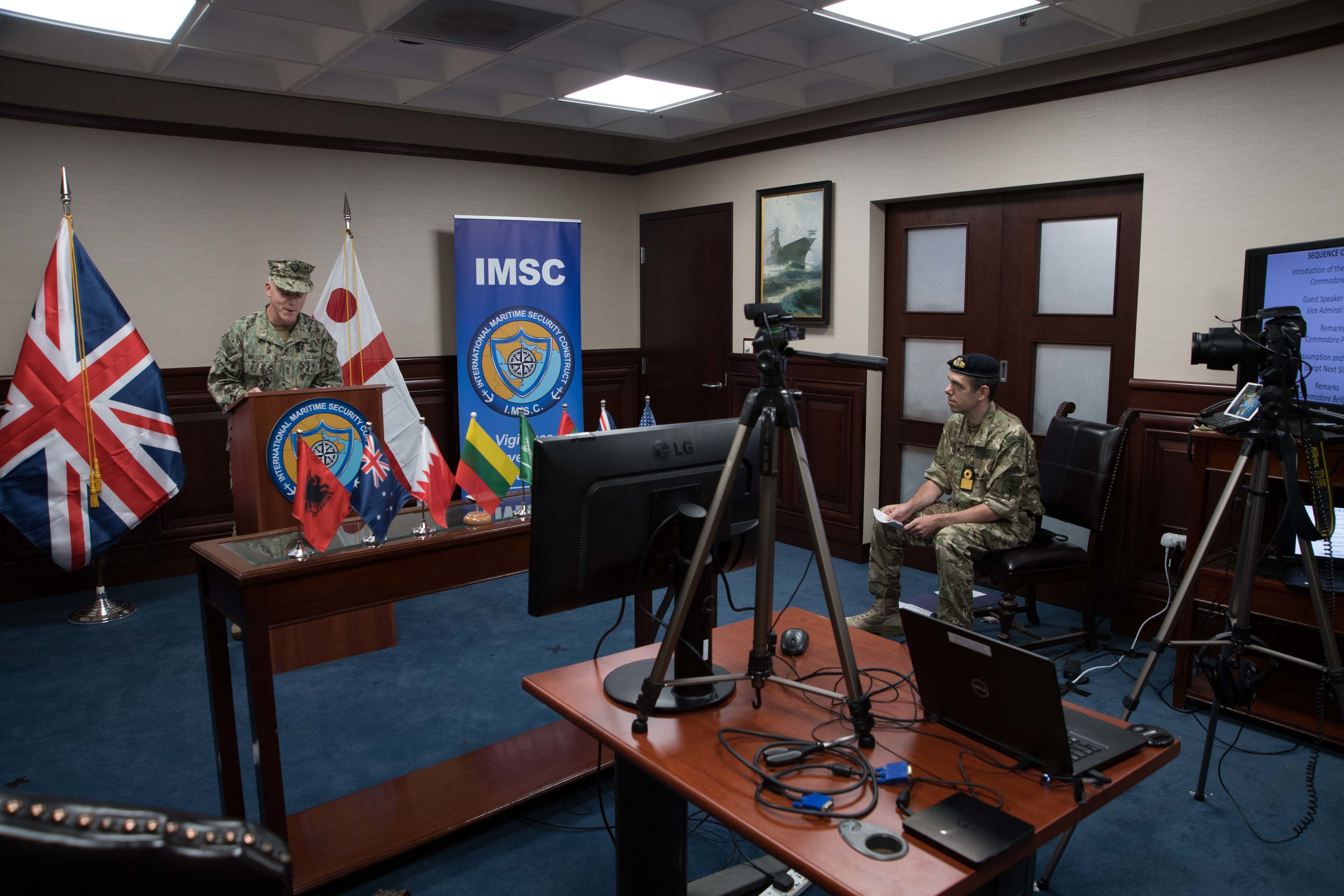 IMSC Holds Virtual Change of Command Ceremony > U.S. Naval Forces ...