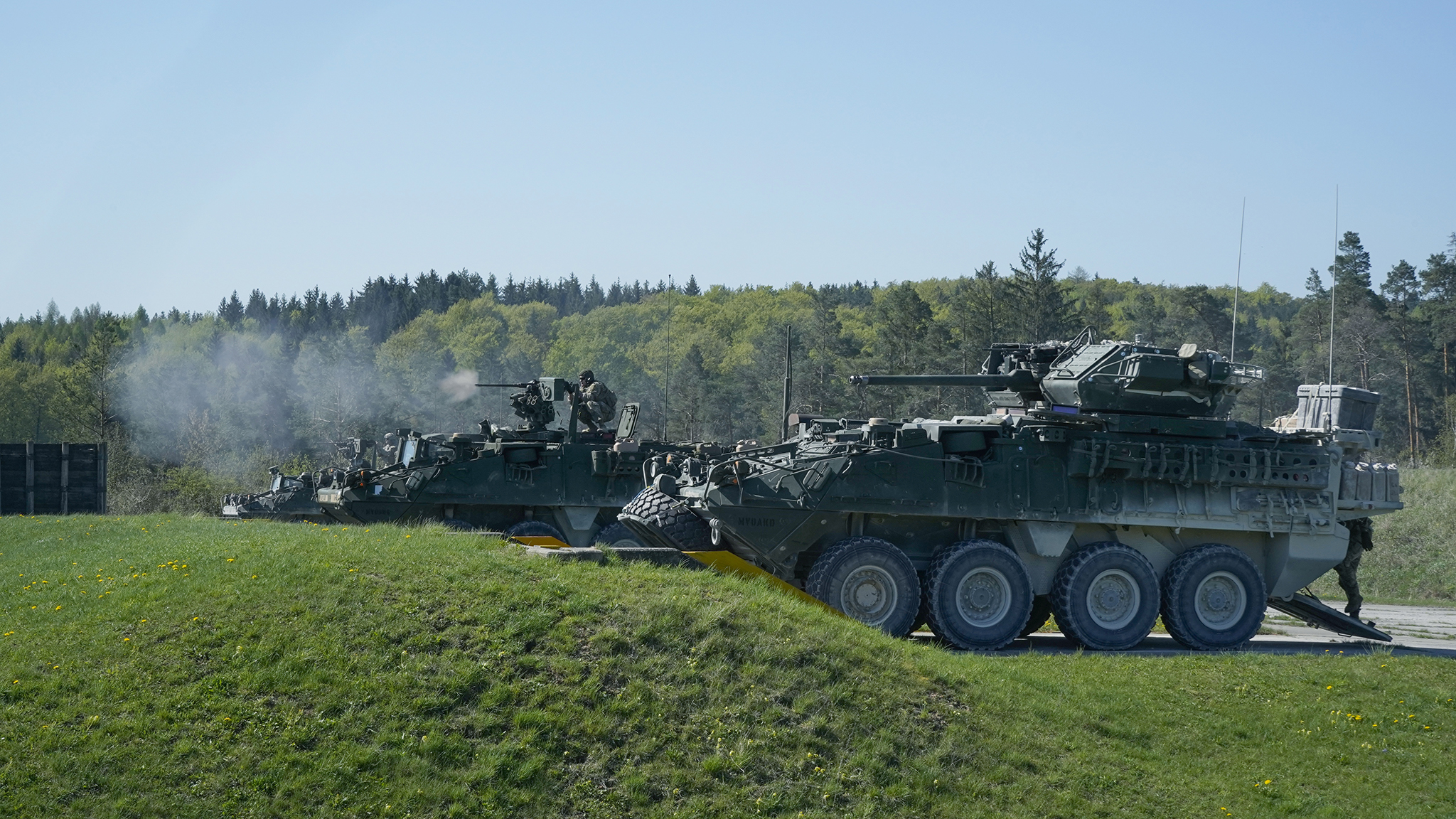 2nd Cavalry Regiment .50 caliber machine gun qualification in Vilseck ...