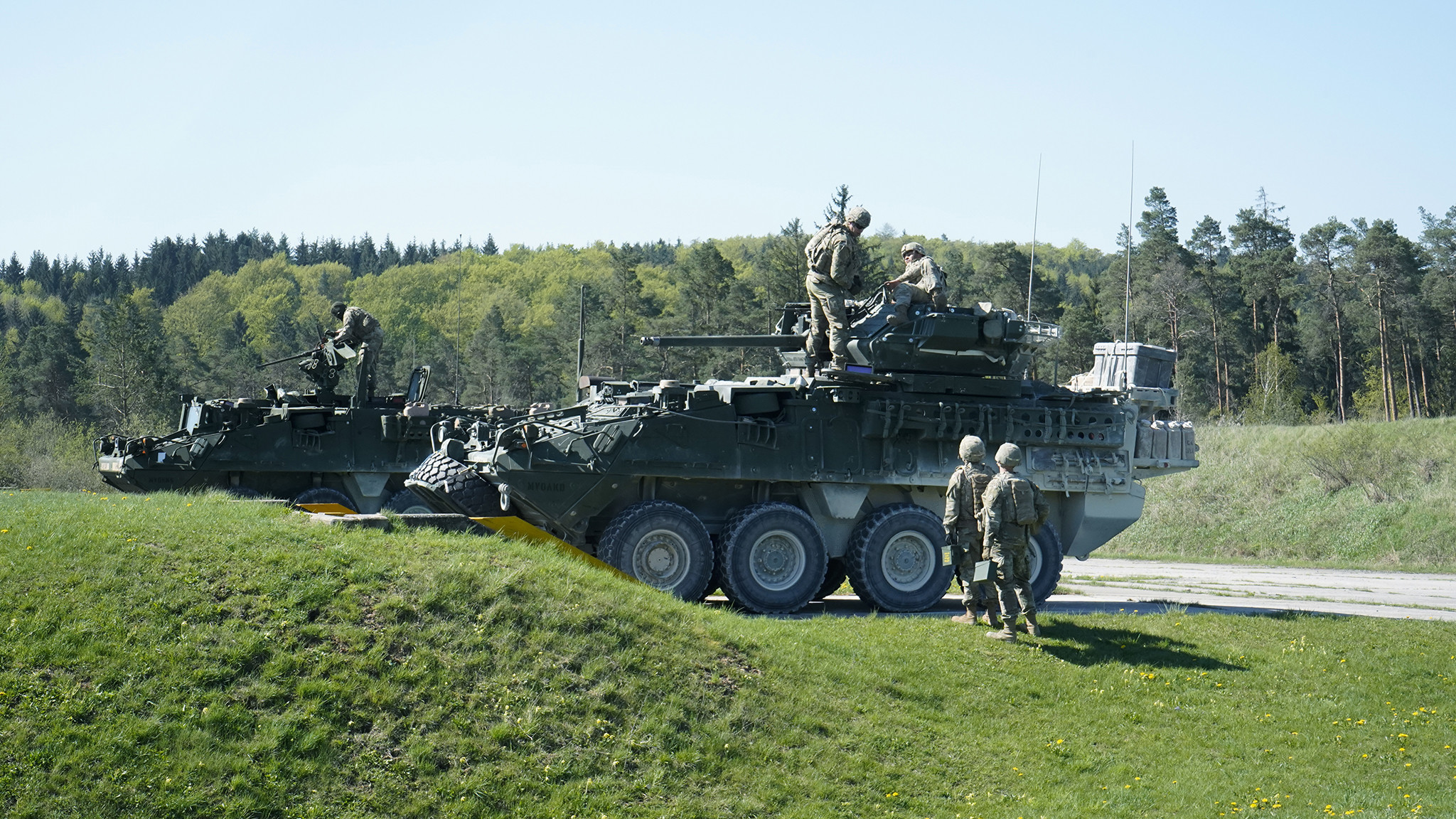 2nd Cavalry Regiment .50 caliber machine gun qualification in Vilseck ...