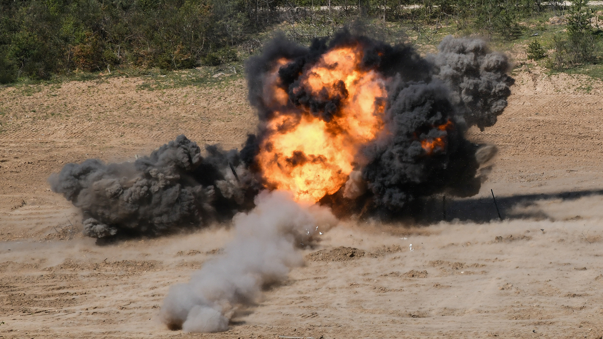 1st Cavalry Division improvised Bangalore training in Grafenwöhr, Germany