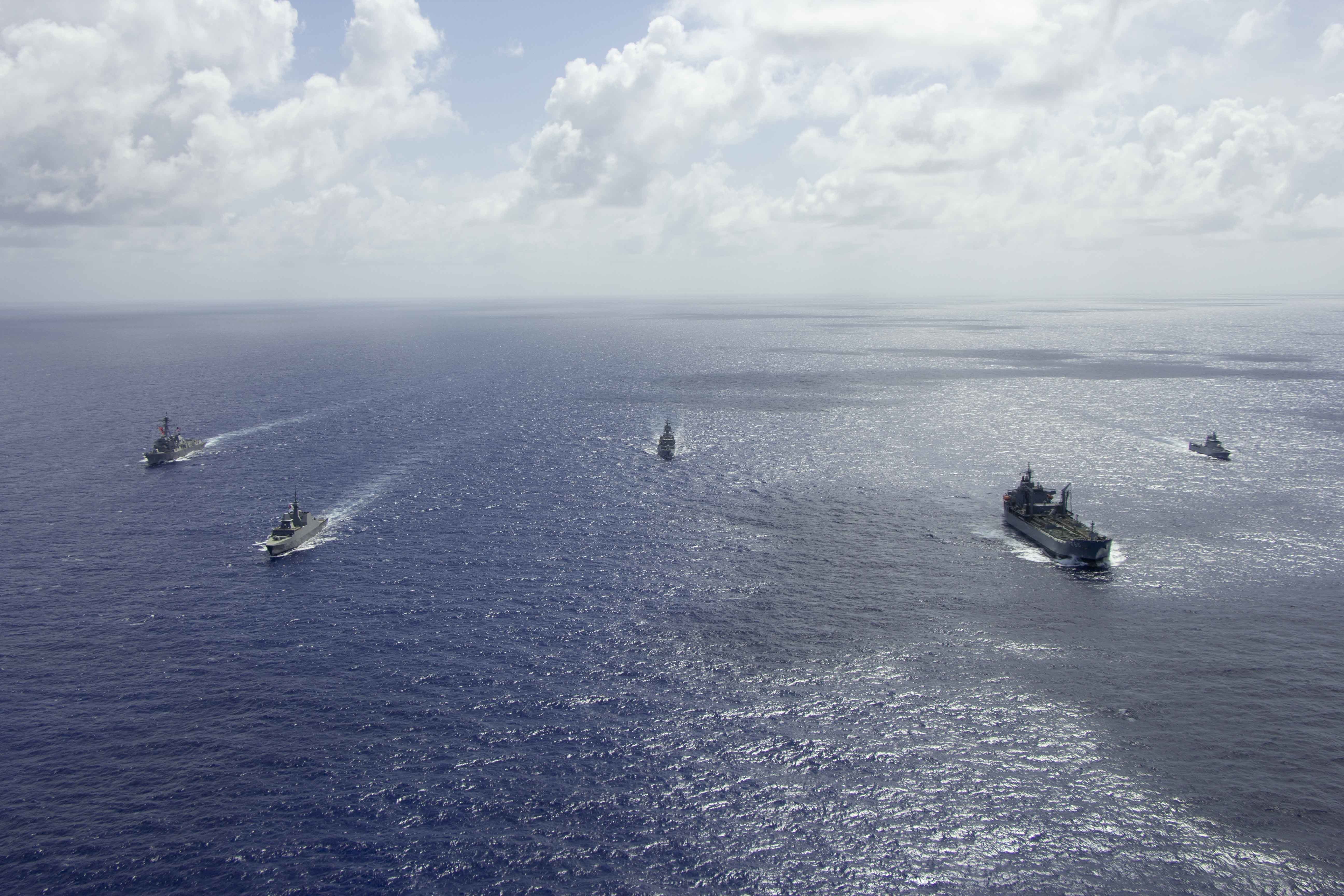 U.S. Warship Joins Partners for Multinational Group Sail > Commander, U ...