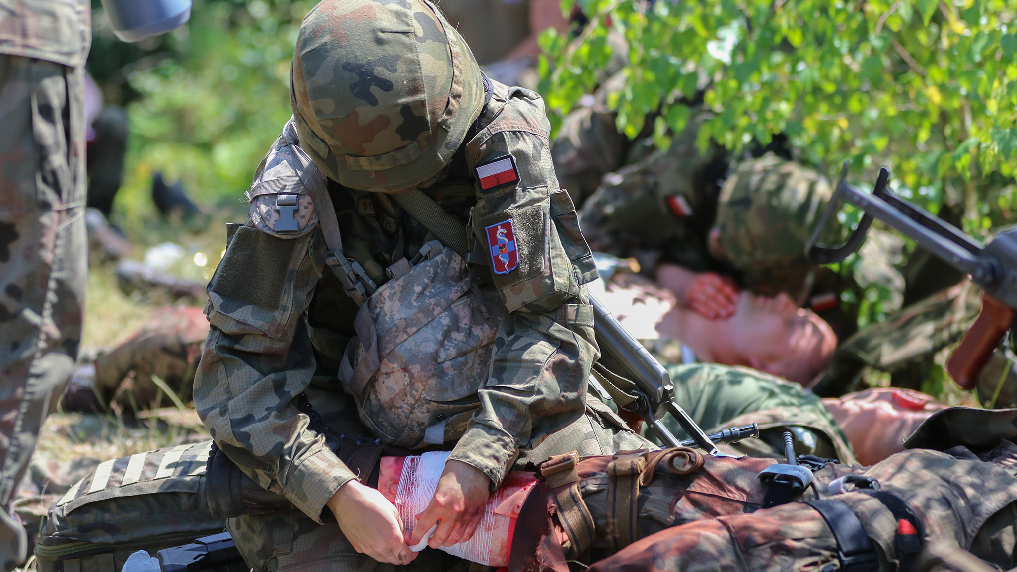 U.S. Army Europe Soldiers assist with exercise MILITARY DOCTOR 20 in Poland