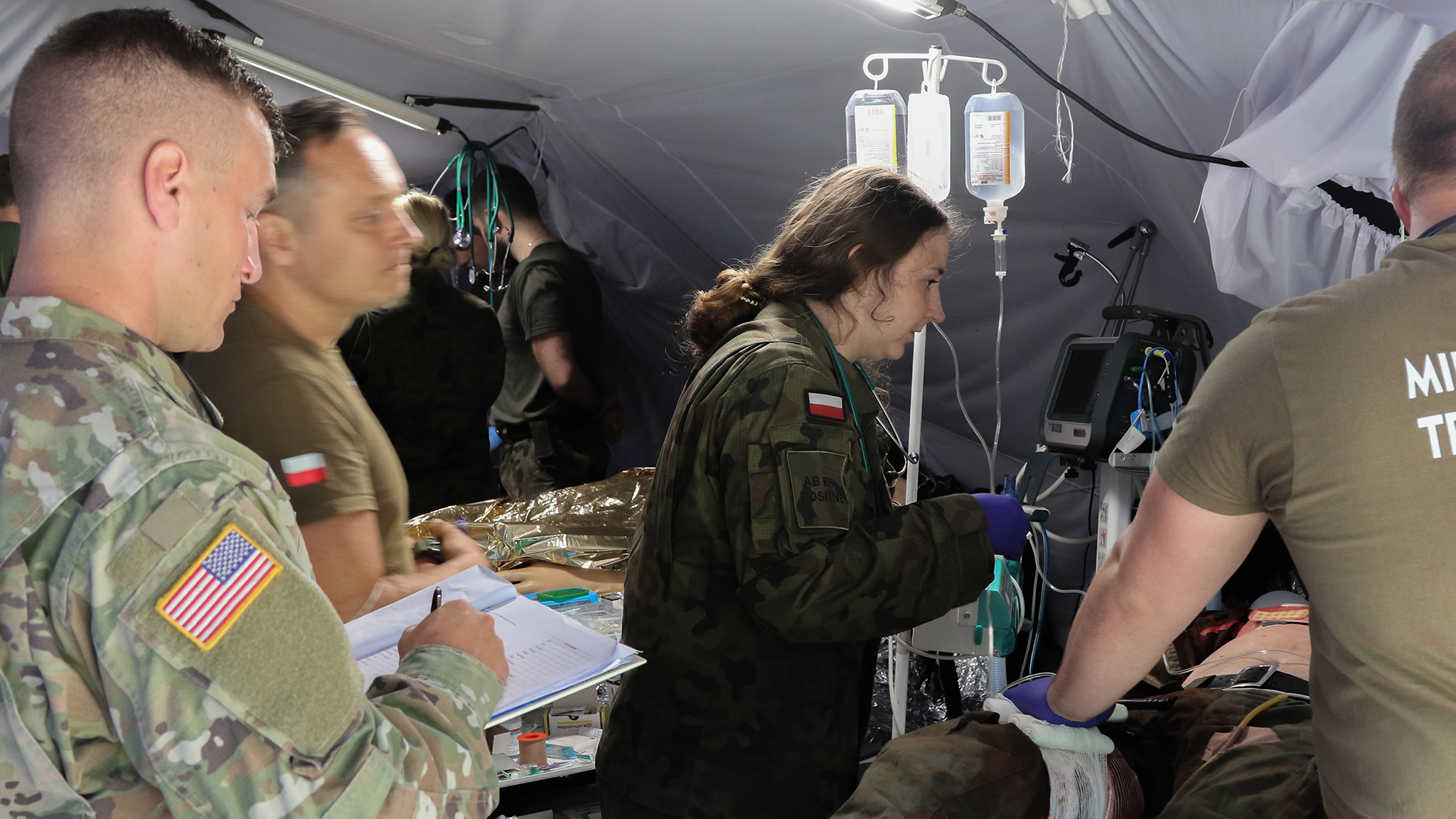 U.S. Army Europe Soldiers assist with exercise MILITARY DOCTOR 20 in Poland