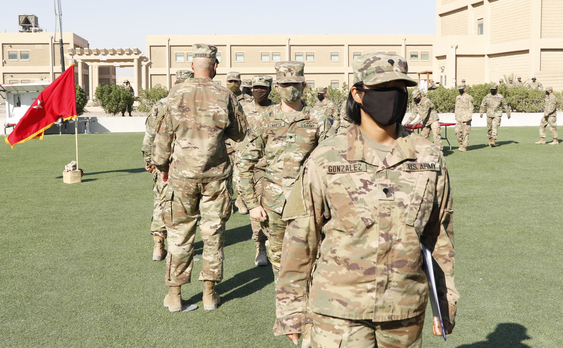 Soldiers Graduate from eBLC at Camp Arifjan, Kuwait