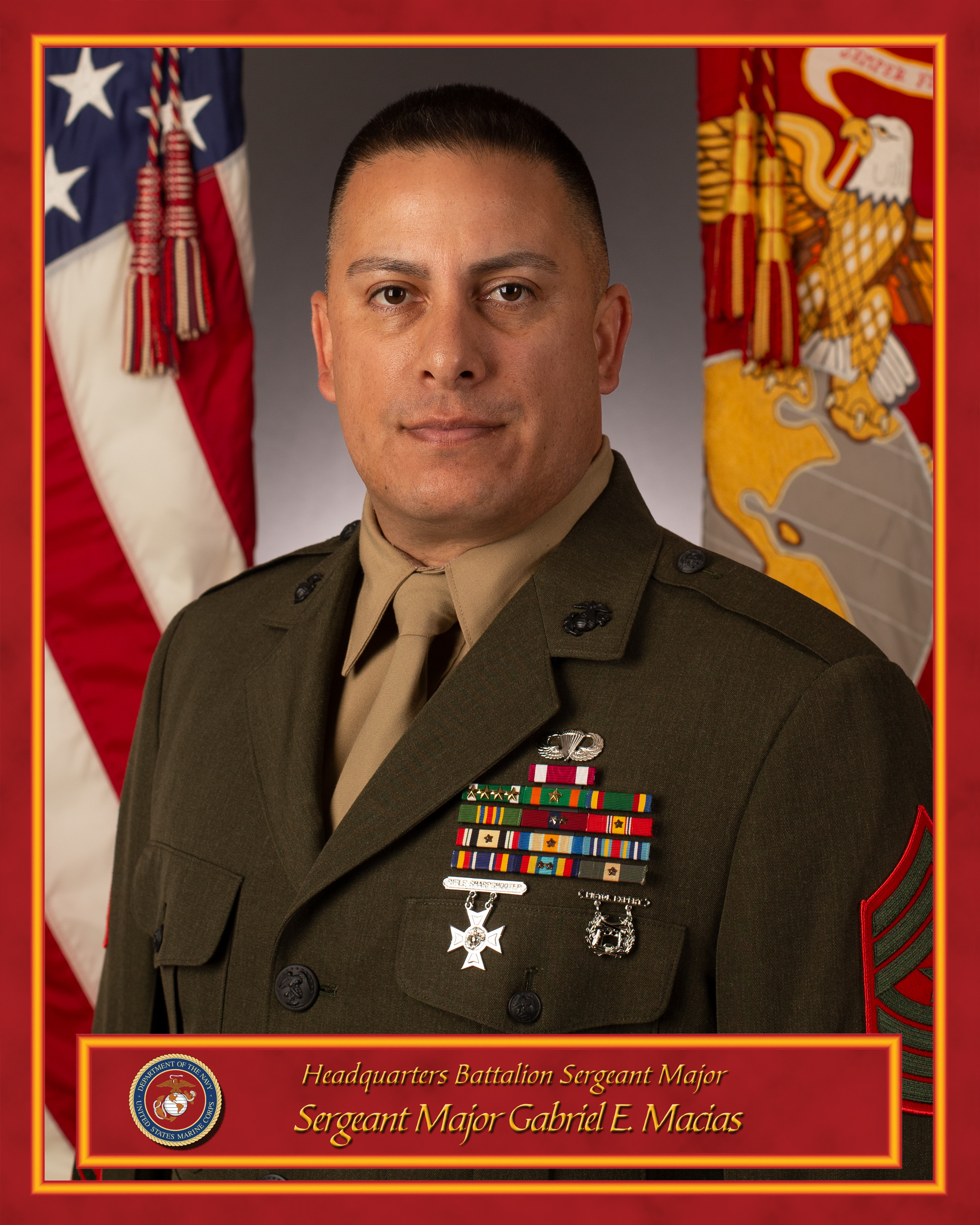 Sergeant Major Gabriel E. Macias > Marine Corps Base Quantico > Biography
