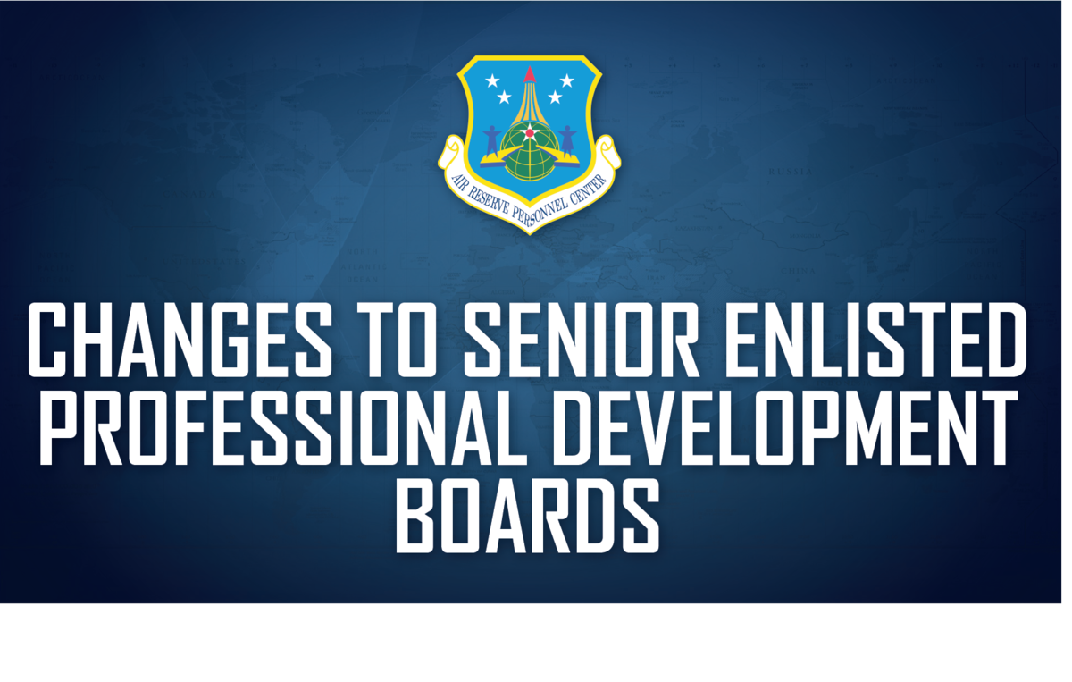 HQ ARPC Announces Changes to Senior Enlisted Professional Development ...