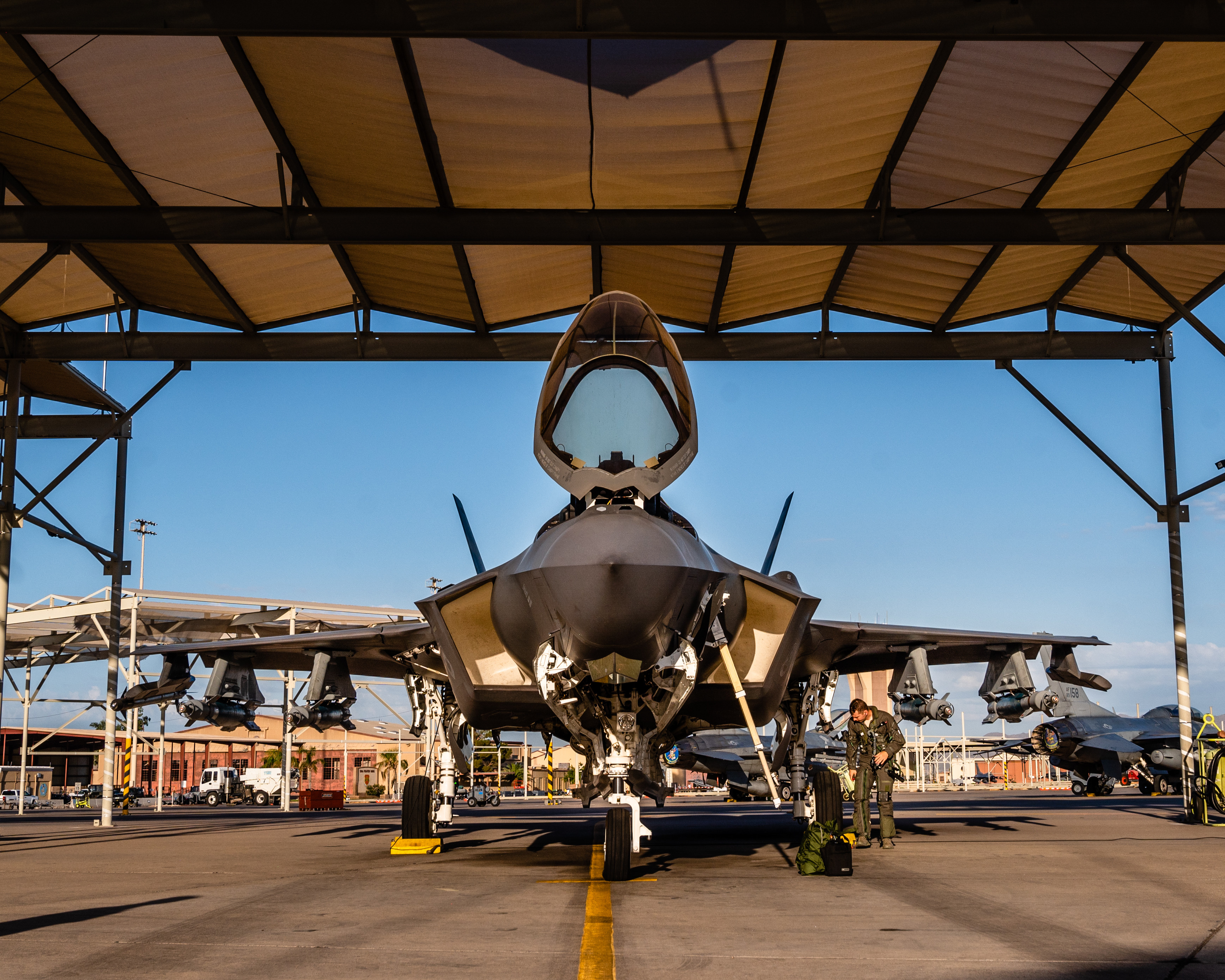 63rd FS implements Beast Mode weapons configuration on F-35A > Air ...