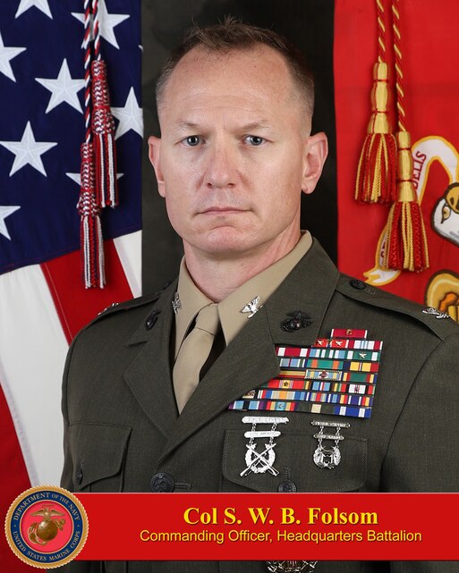 Colonel Seth W. B. Folsom > 1st Marine Division > Biography