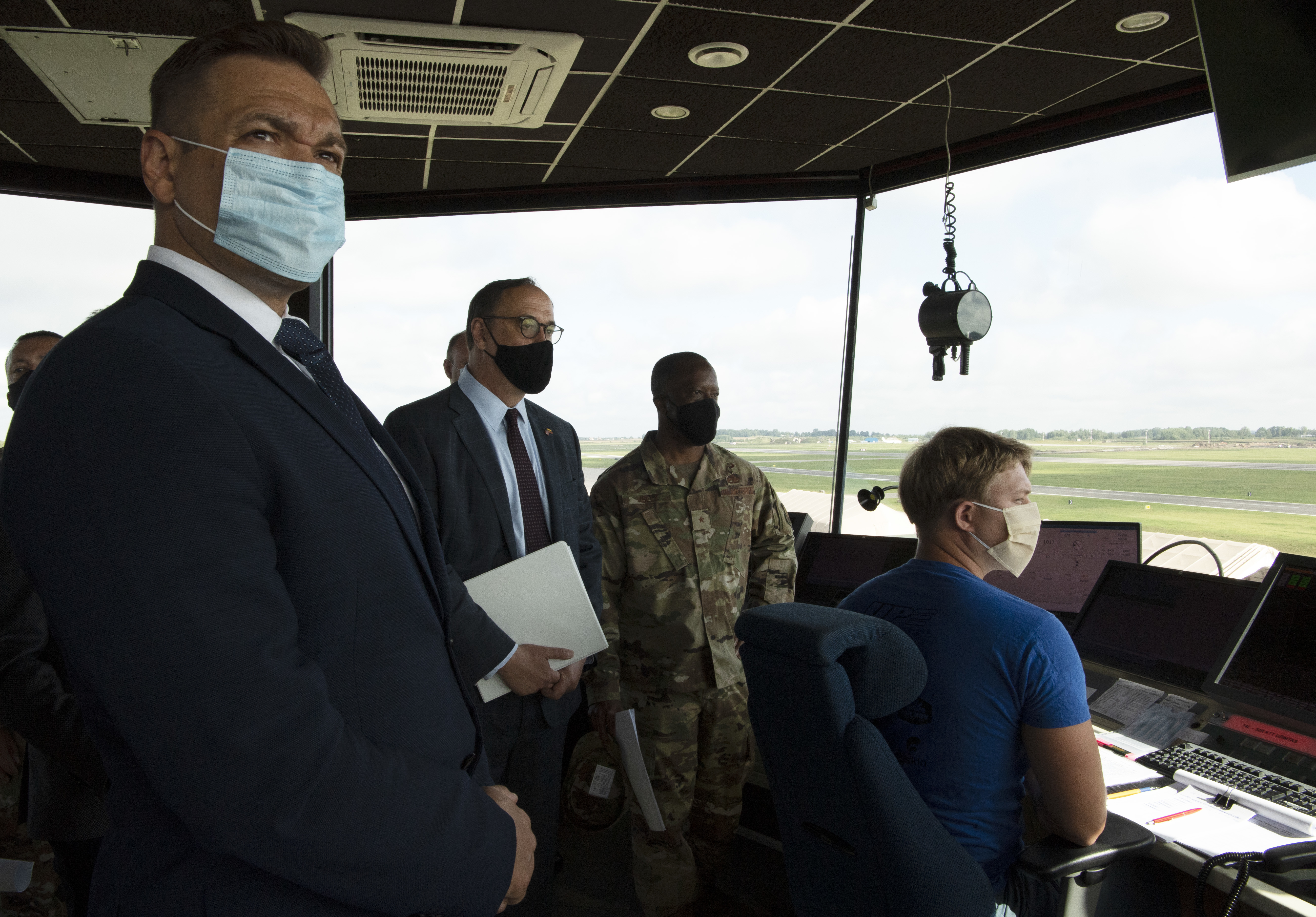 USAFE-AFAFRICA leadership tour Lithuanian air base > Air Force ...