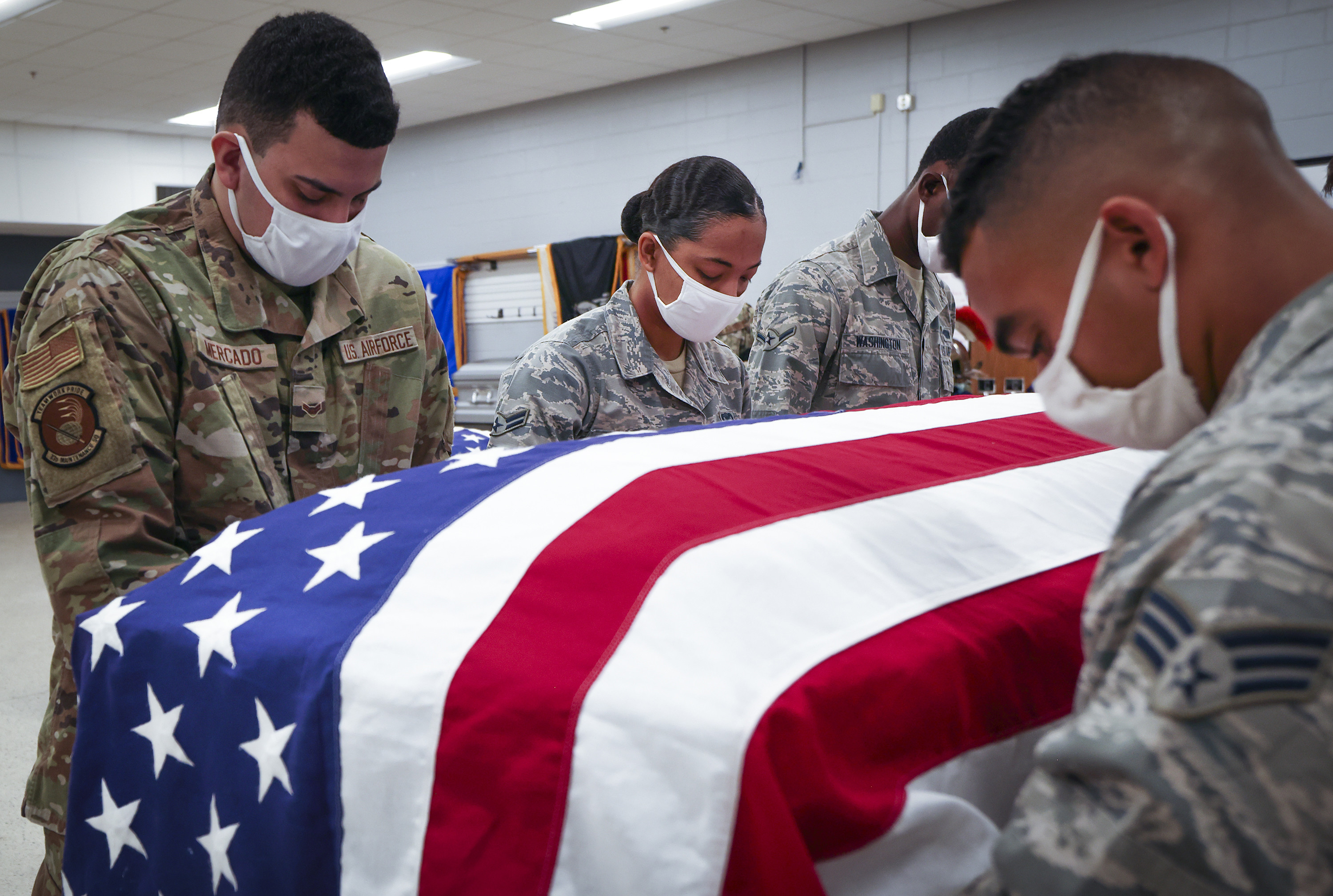 Honor Guard training